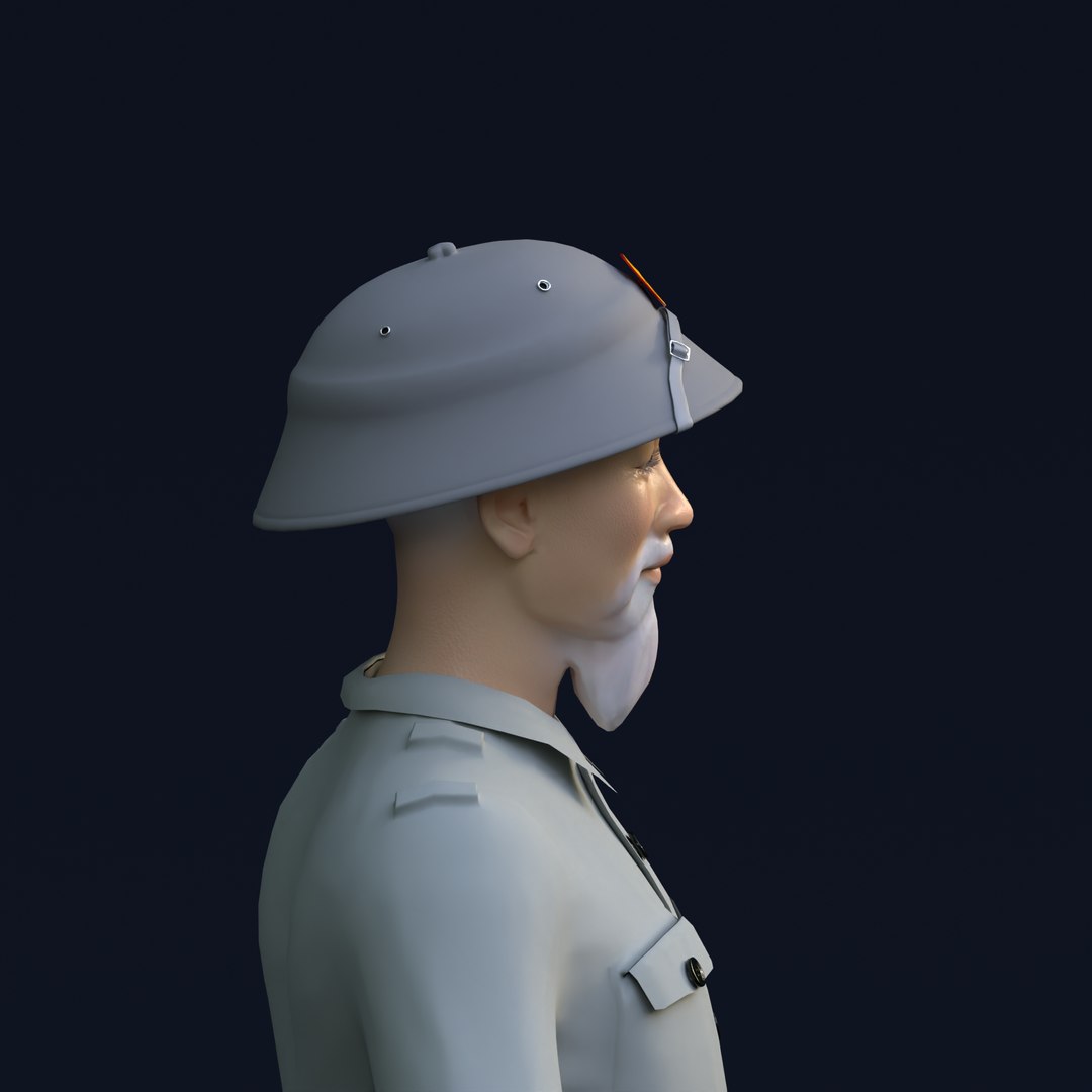 Ho Chi Minh As A Poet 3D - TurboSquid 2248815