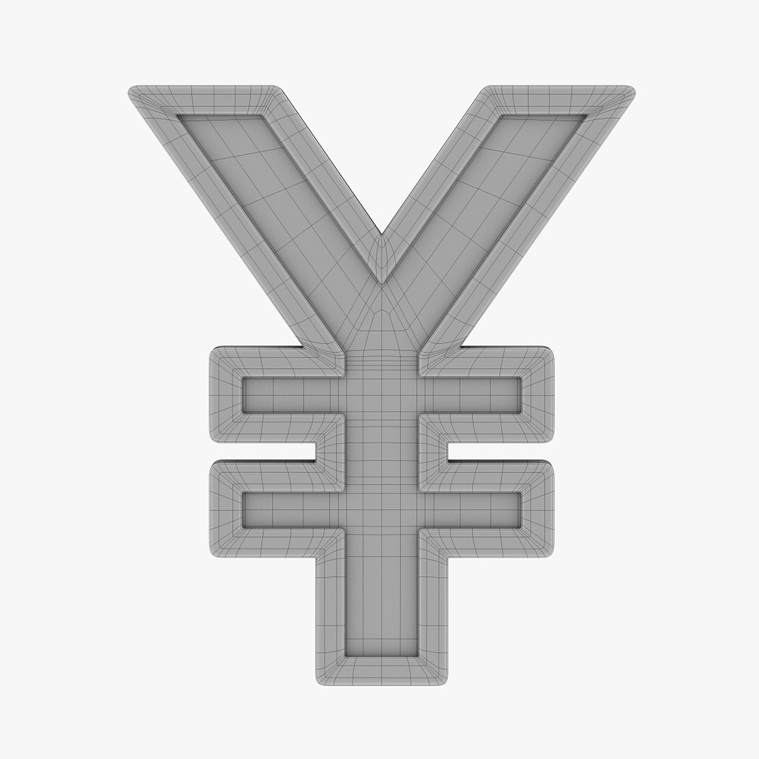 Yen Symbol Model - TurboSquid 1297826