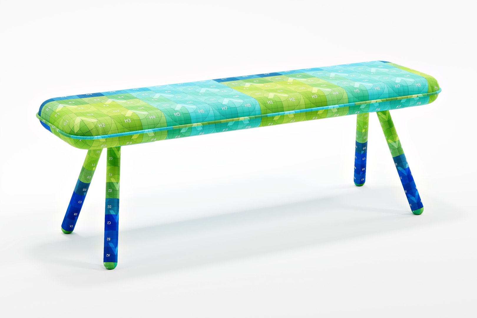 Bench Seat - NET WORK PLACE Organic 3D - TurboSquid 2190449