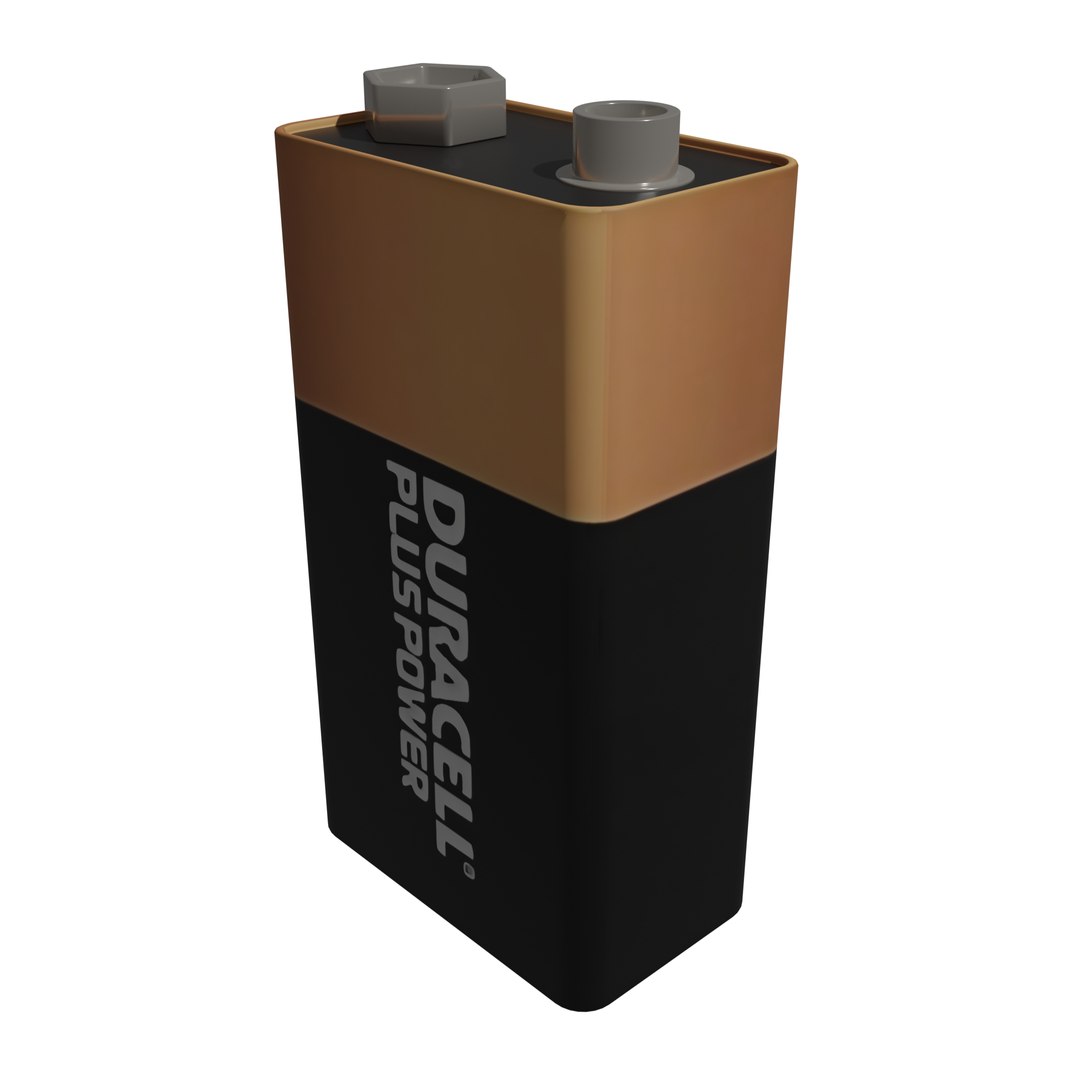 3D model Duracell 9v battery - TurboSquid 2044520