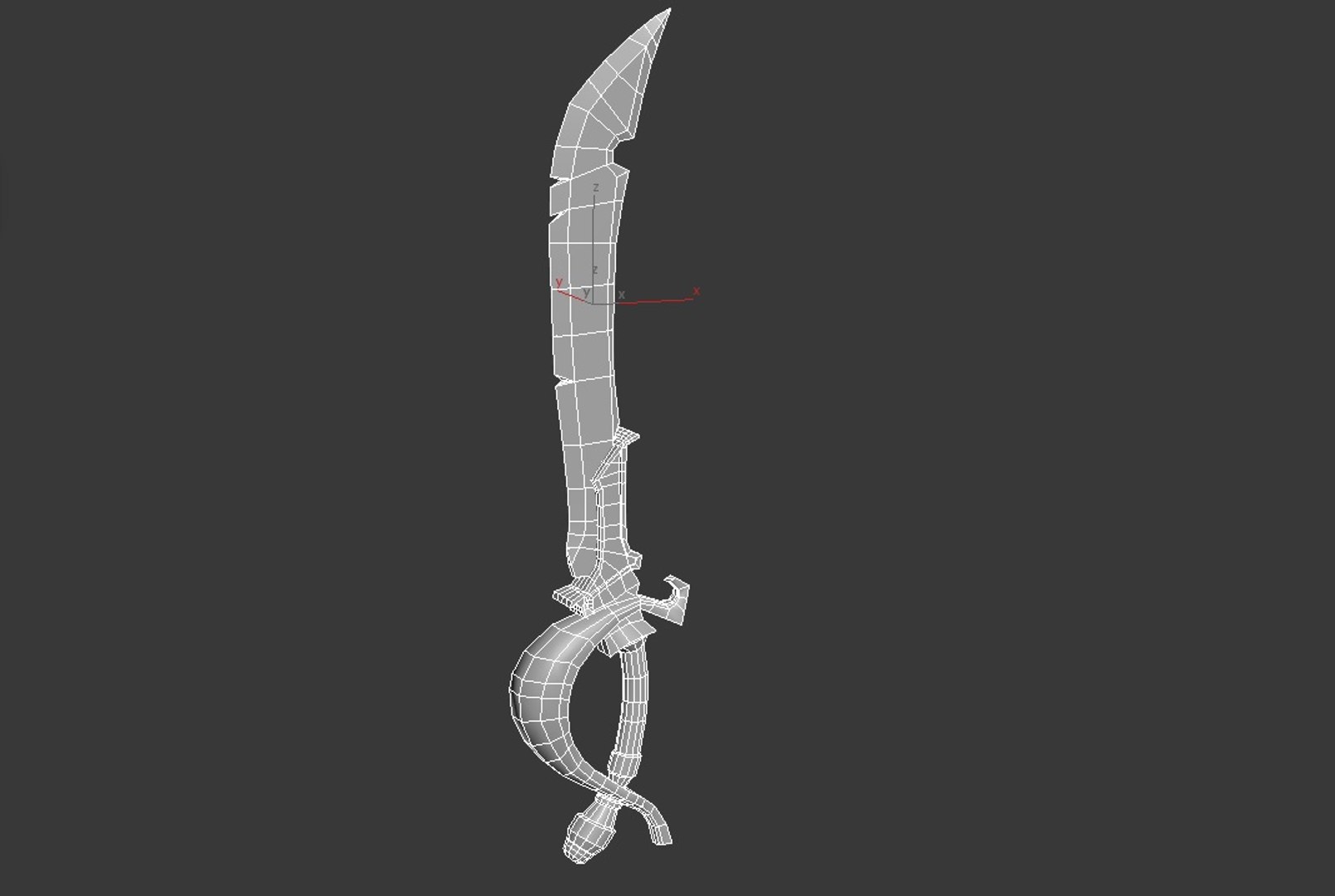 3d Pirate Sword Model