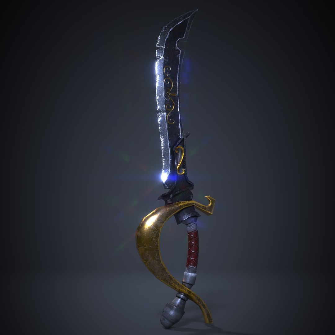3d Pirate Sword Model
