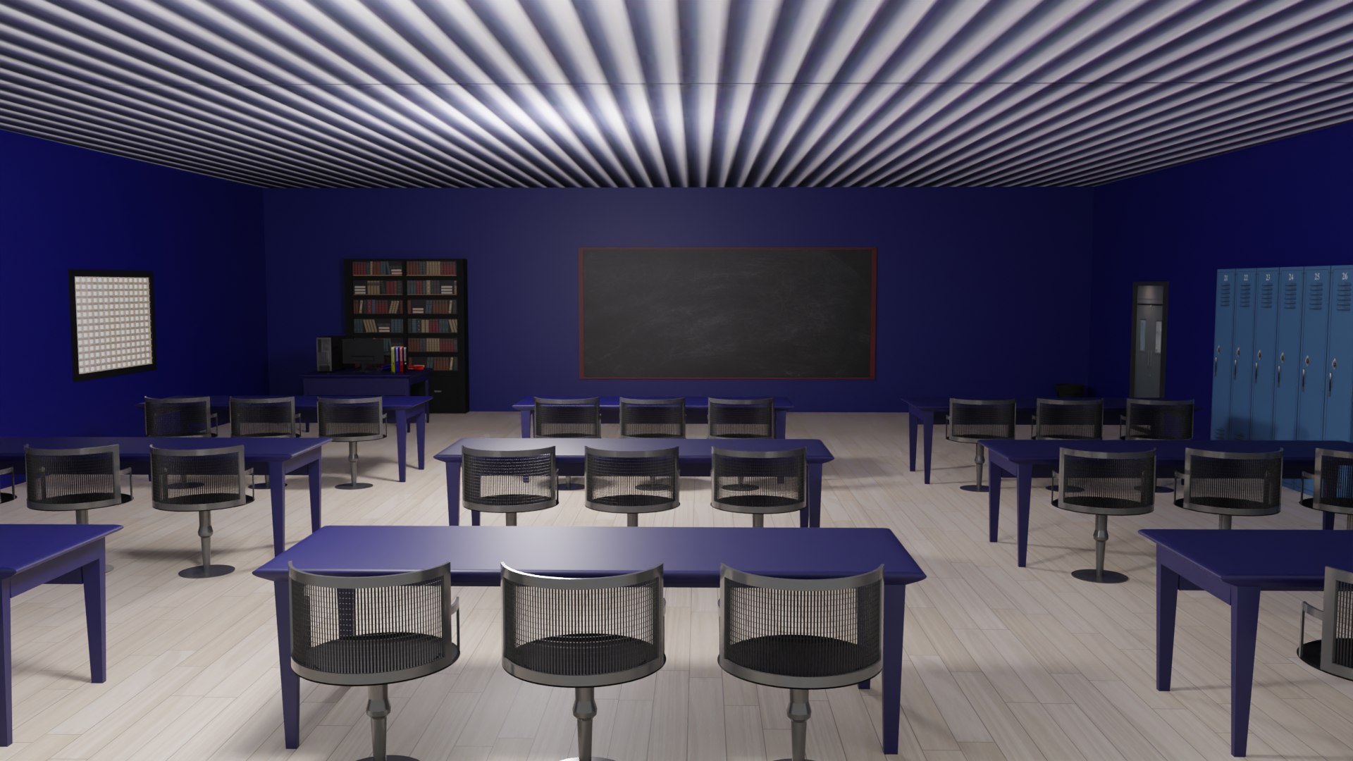 3D Classroom Interior - TurboSquid 2056031