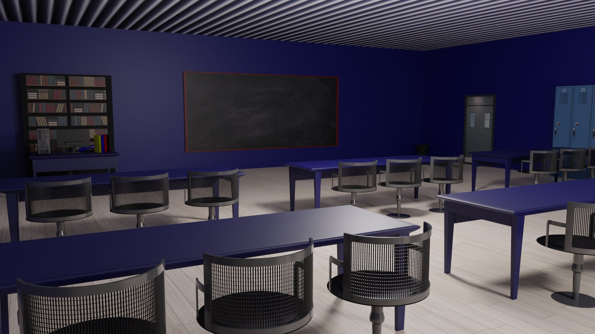 3D Classroom Interior - TurboSquid 2056031