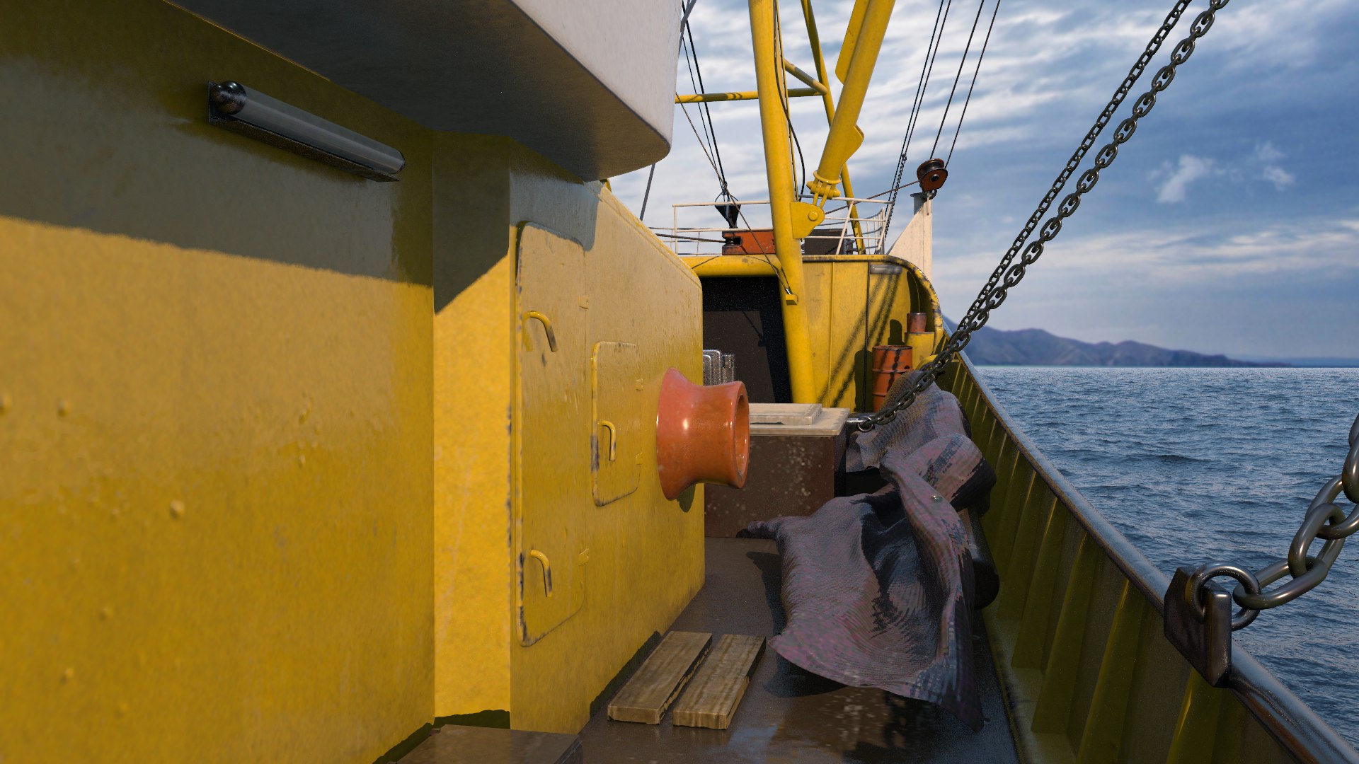 3D fishing boat trawler trawls model - TurboSquid 1606884