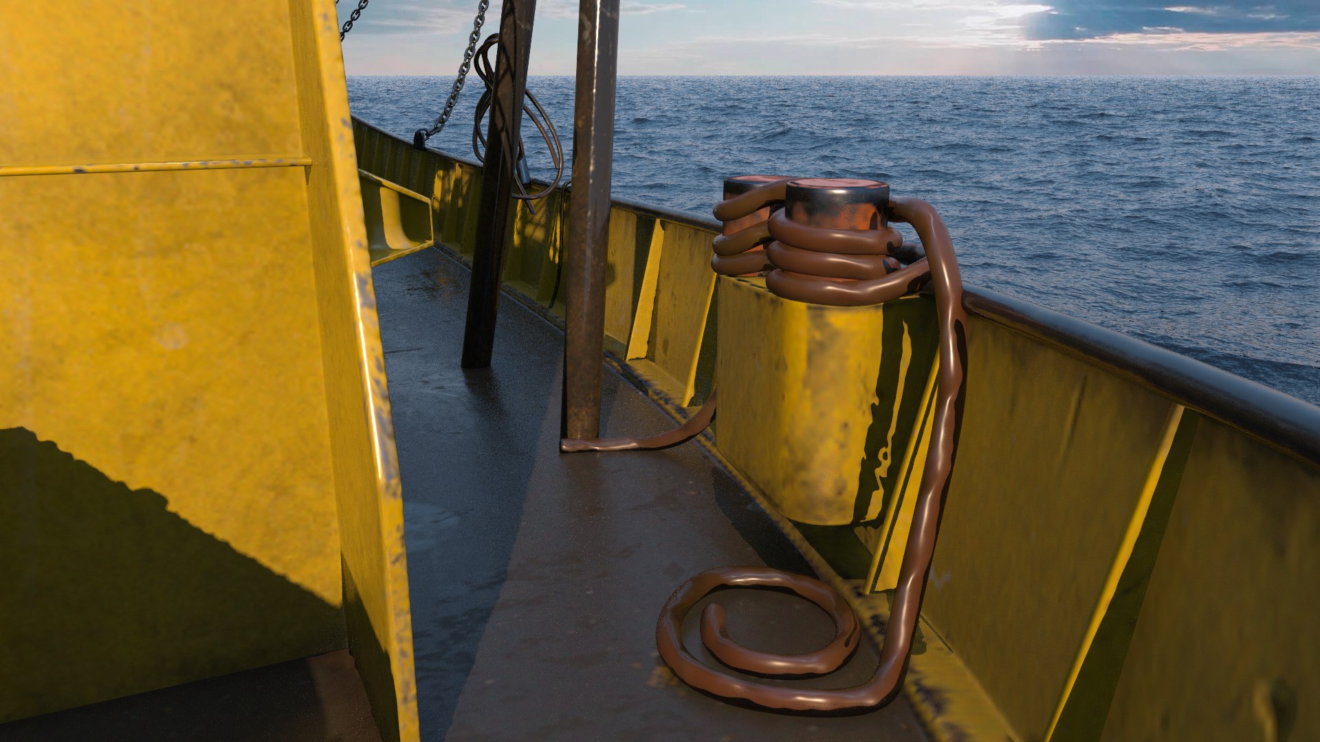 3D fishing boat trawler trawls model - TurboSquid 1606884