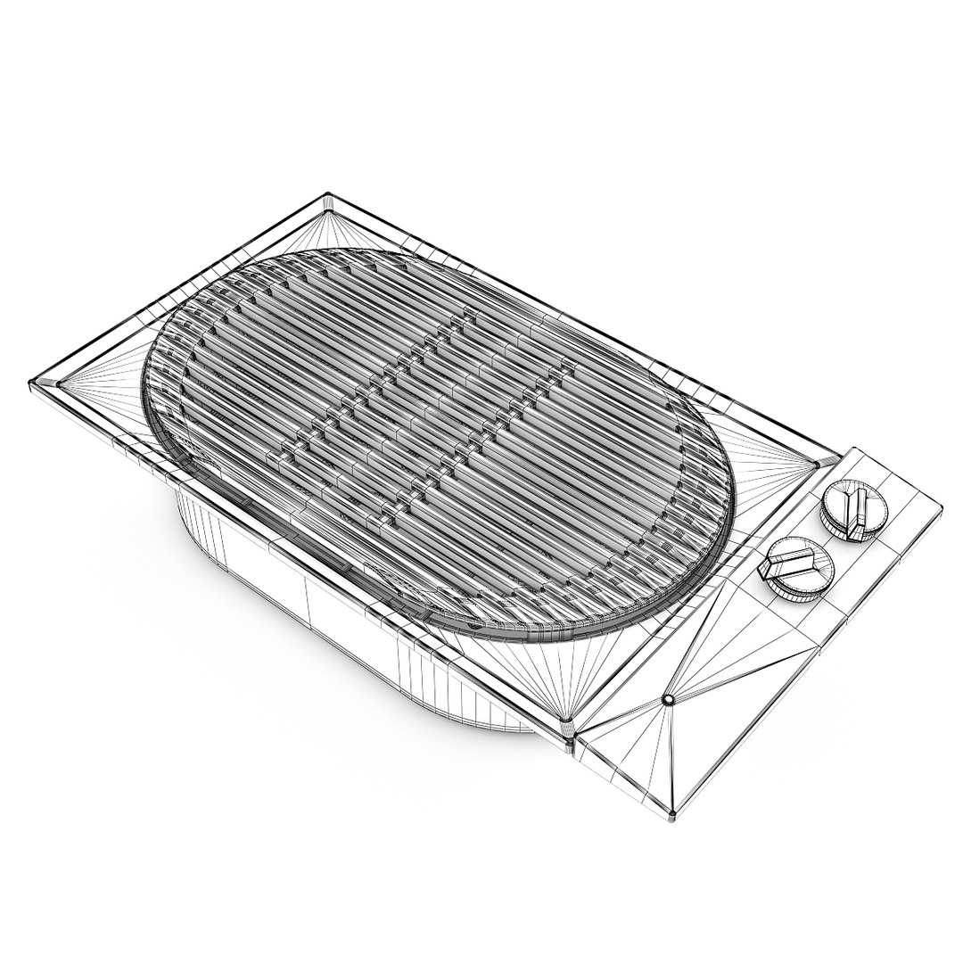 3d Model Of Electric Grill