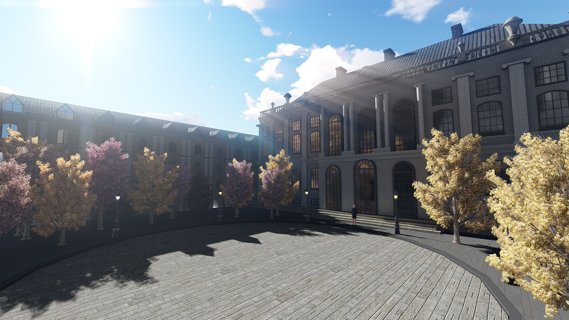 3D European City Buildings Model - TurboSquid 1278597