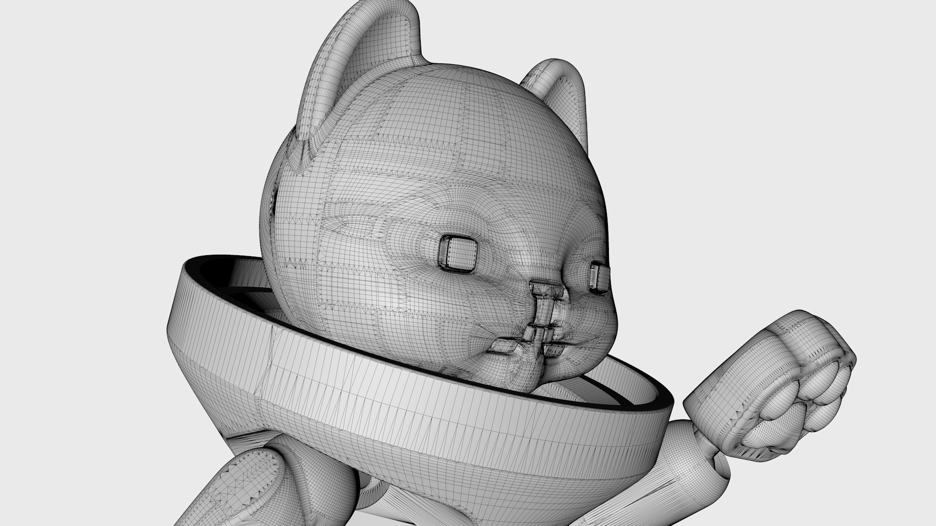 Robot Space Cat 3D Model - TurboSquid 2037941