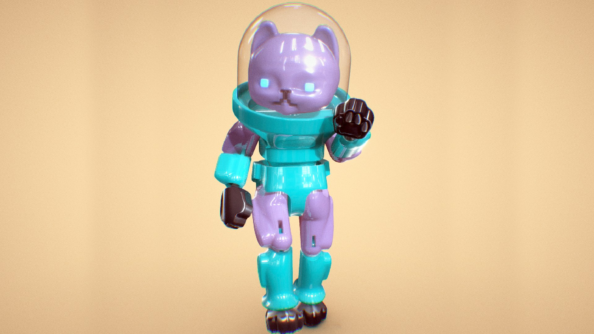 Robot Space Cat 3D Model - TurboSquid 2037941