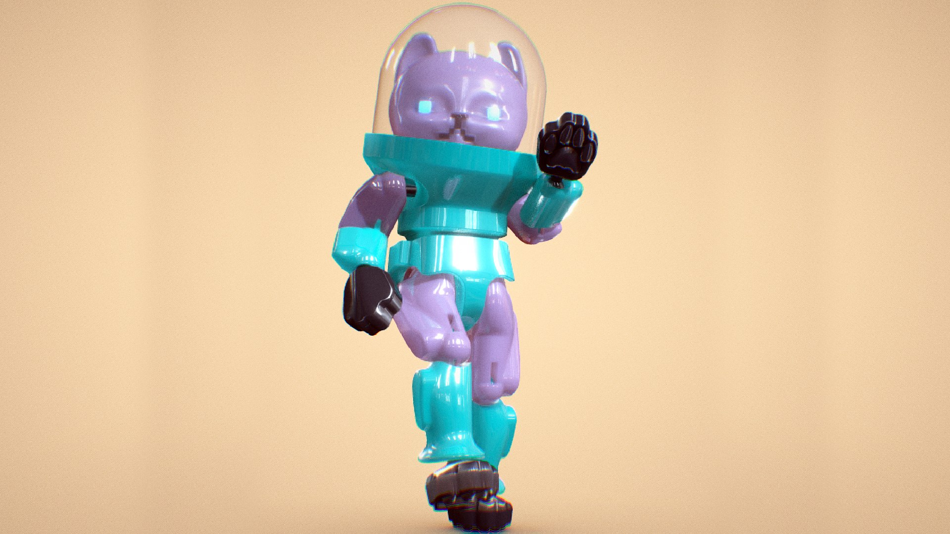 Robot Space Cat 3D Model - TurboSquid 2037941