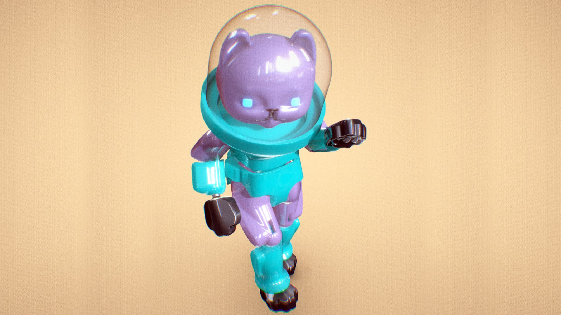 Robot Space Cat 3D Model - TurboSquid 2037941