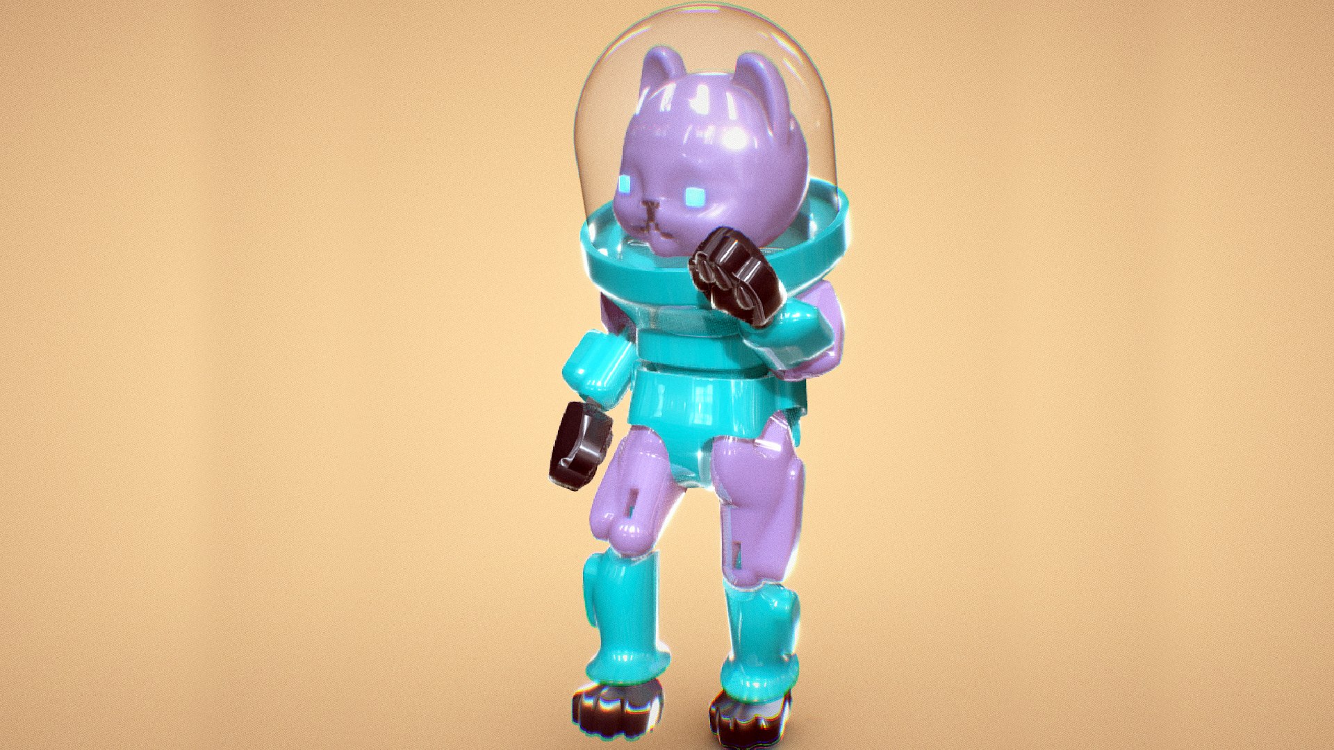 Robot Space Cat 3D Model - TurboSquid 2037941
