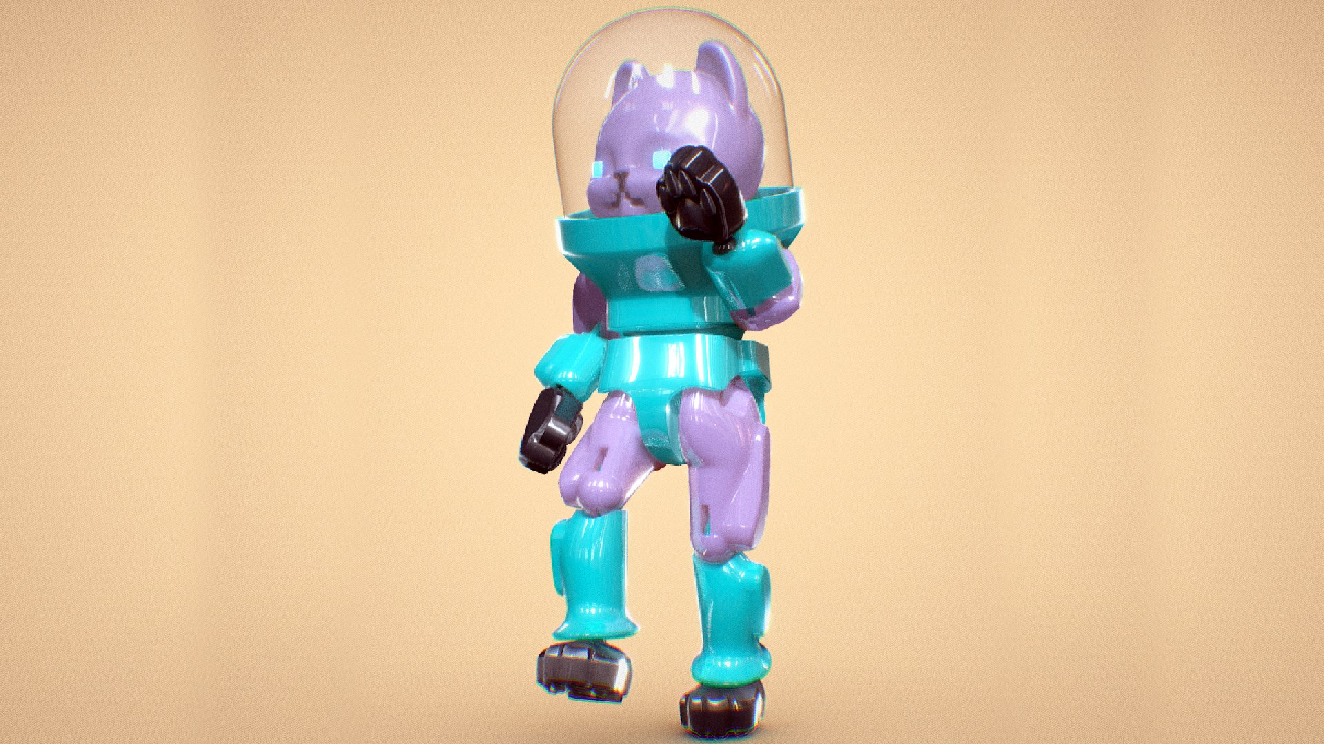 Robot Space Cat 3D Model - TurboSquid 2037941