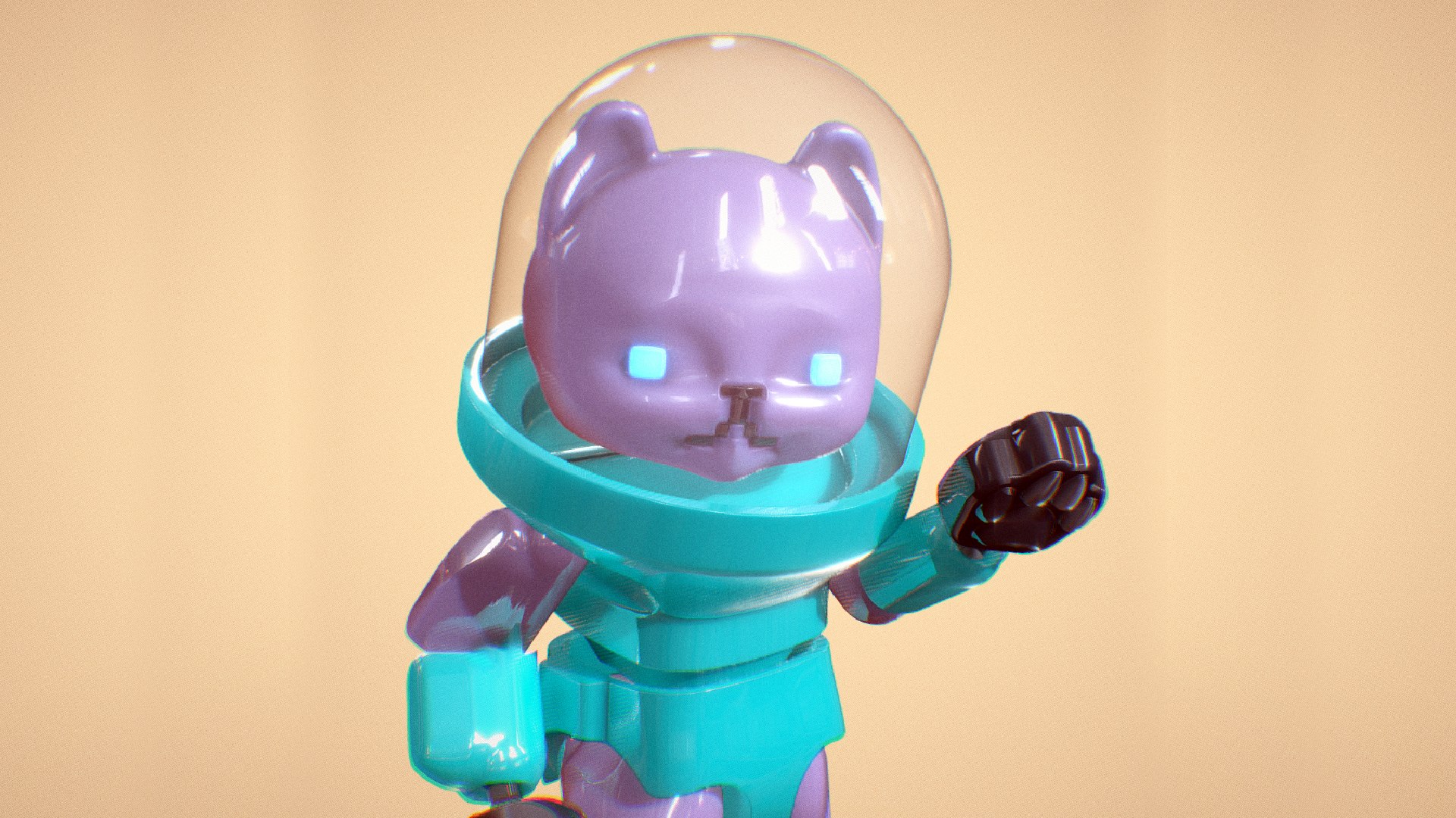 Robot Space Cat 3D Model - TurboSquid 2037941