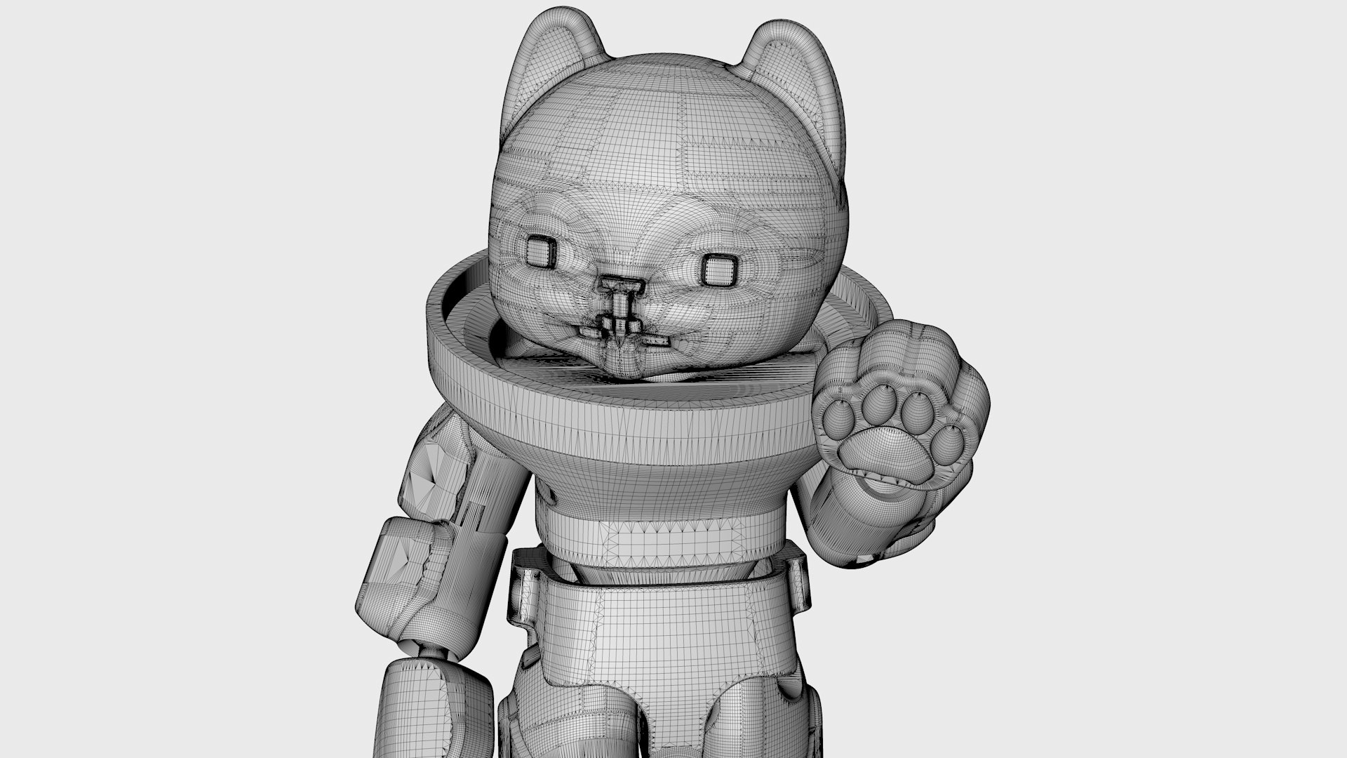 Robot Space Cat 3D Model - TurboSquid 2037941