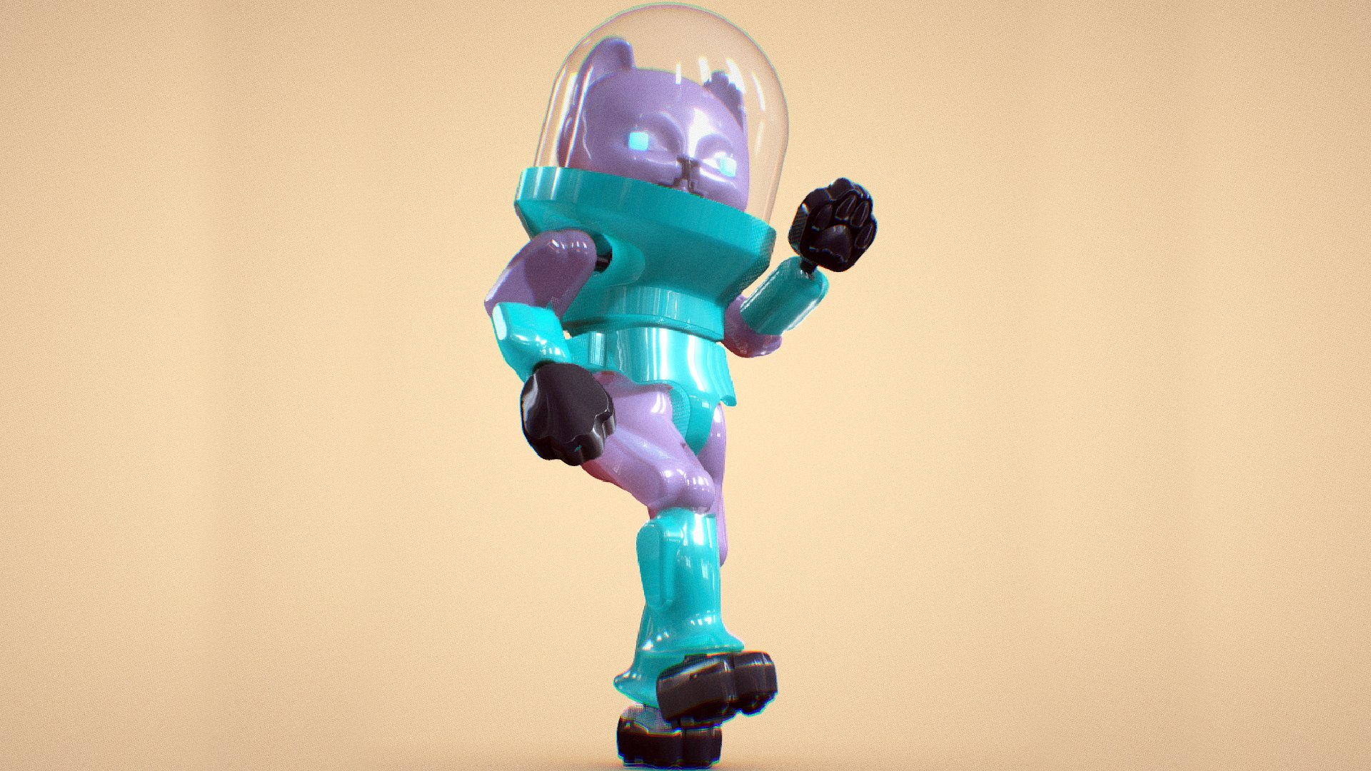 Robot Space Cat 3D Model - TurboSquid 2037941