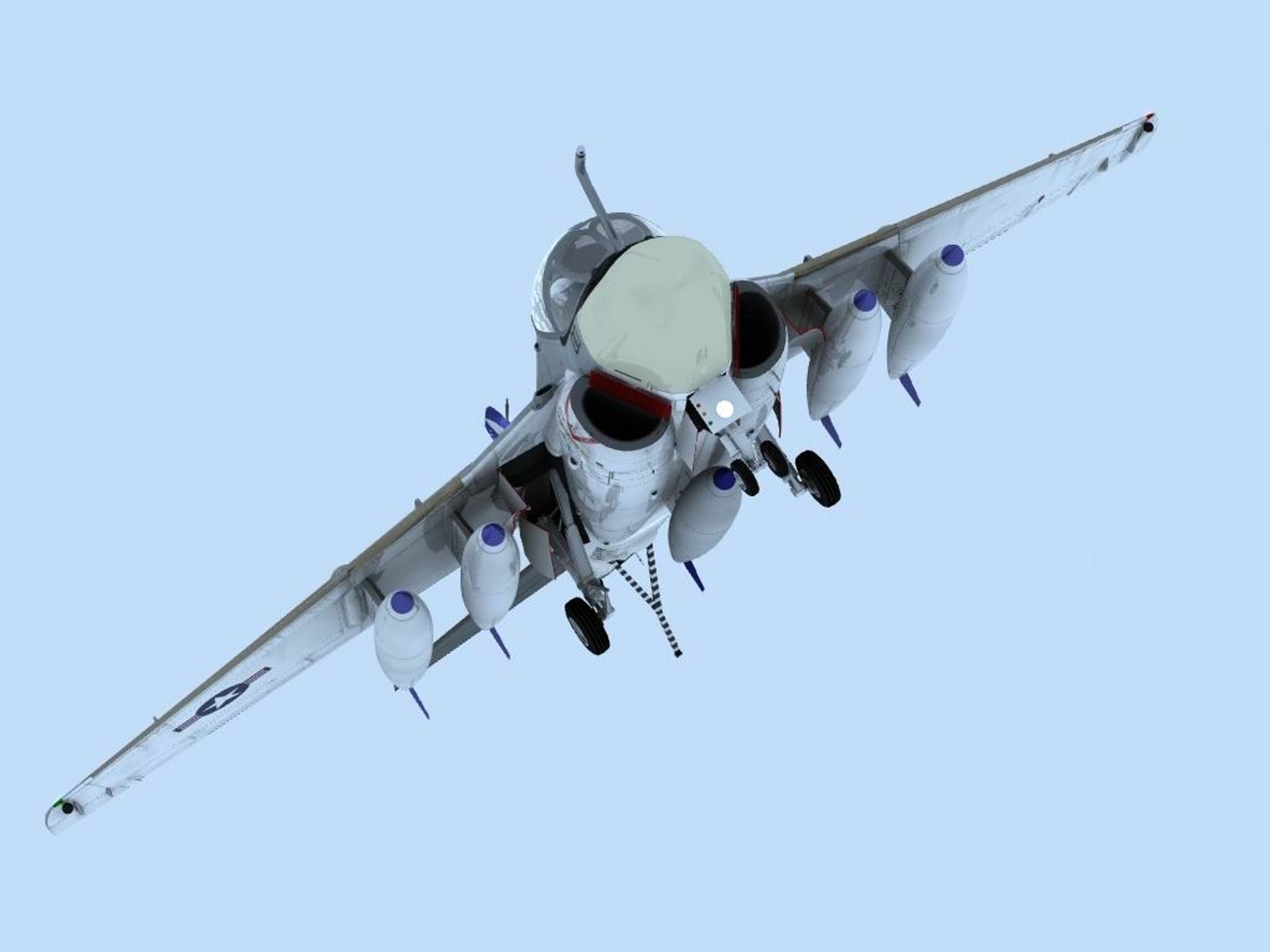 A6 Intruder 3d Model