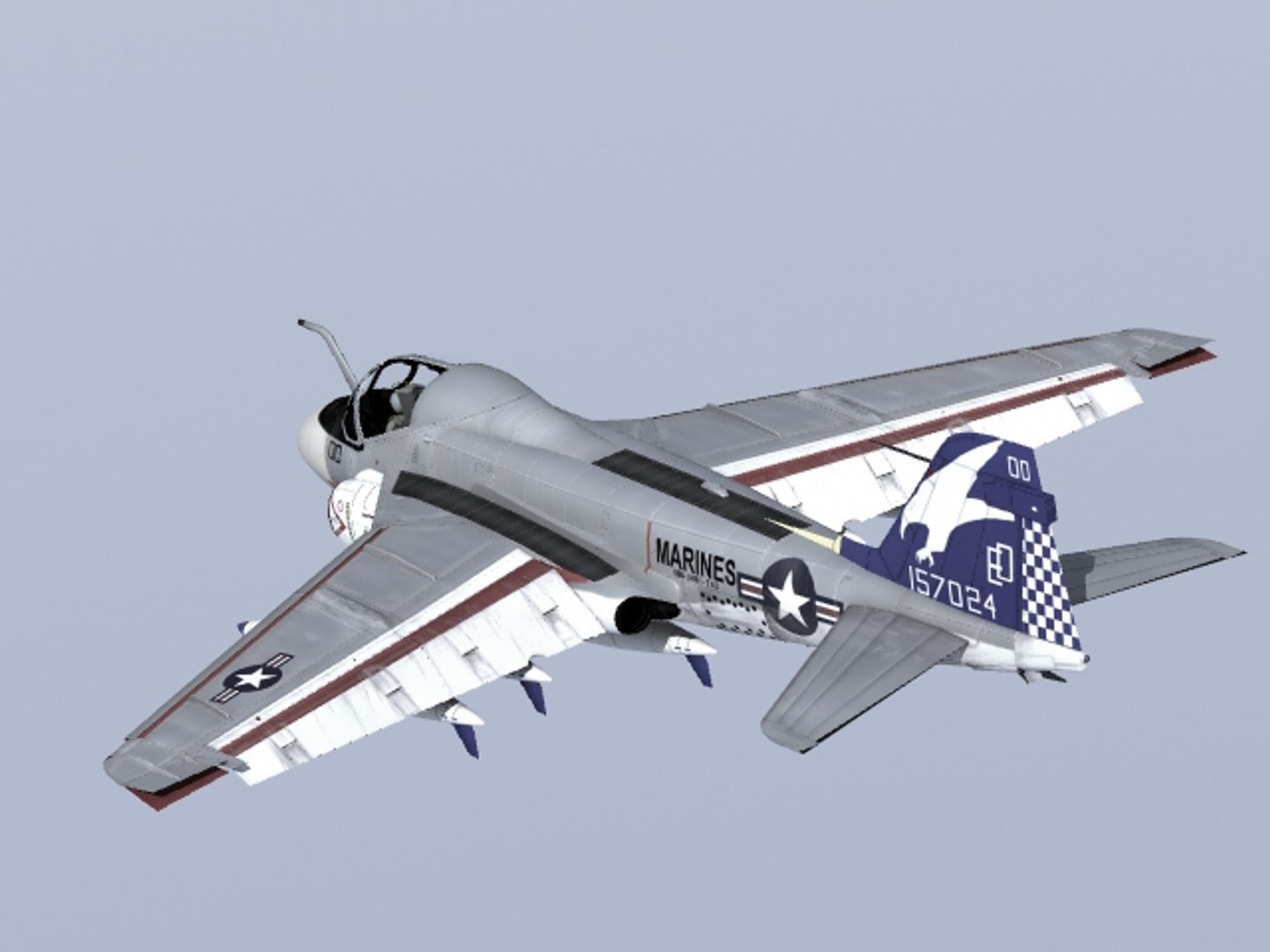 A6 Intruder 3d Model