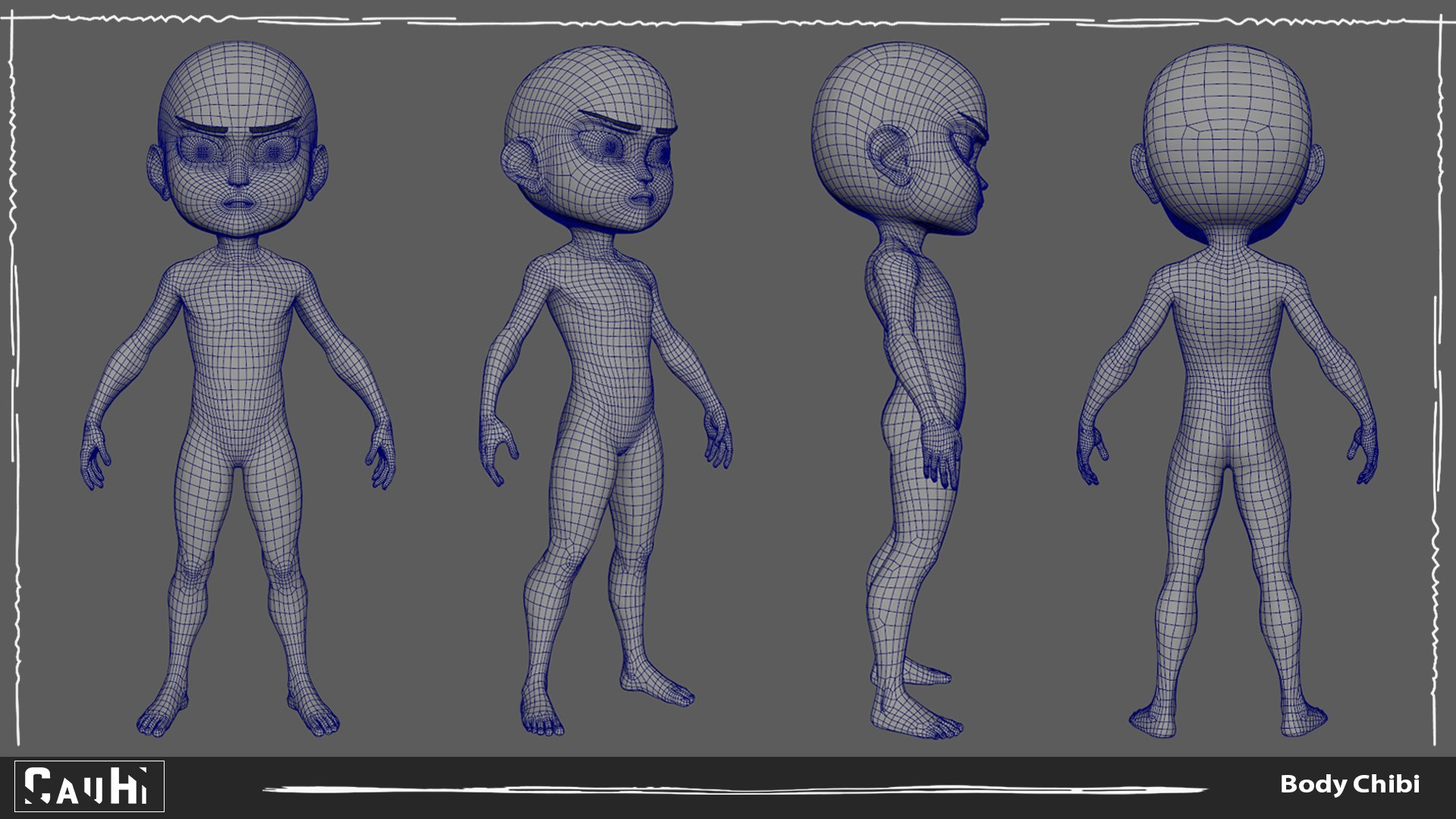 3D Model Body Boy Style Chibi - TurboSquid 2181058