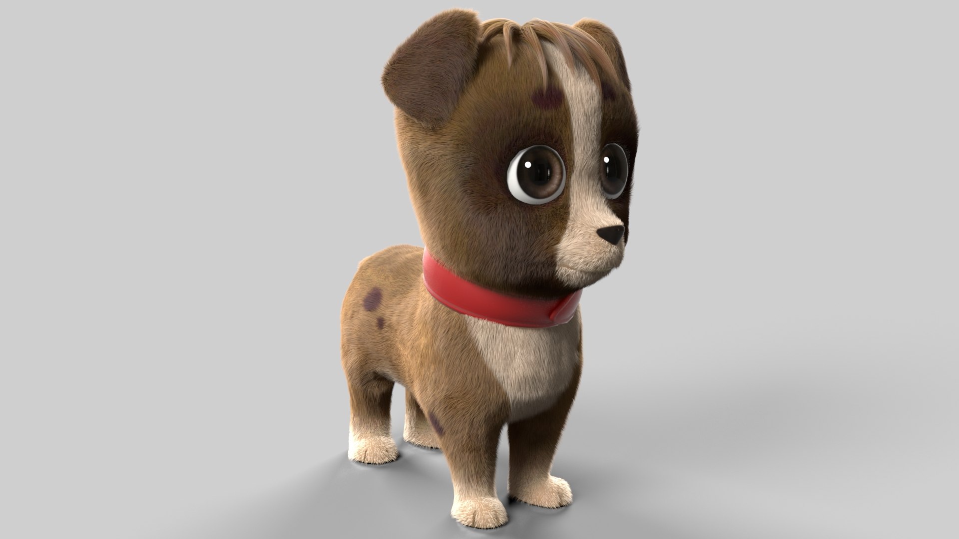 Cute Dog Fur 3D - TurboSquid 1830677