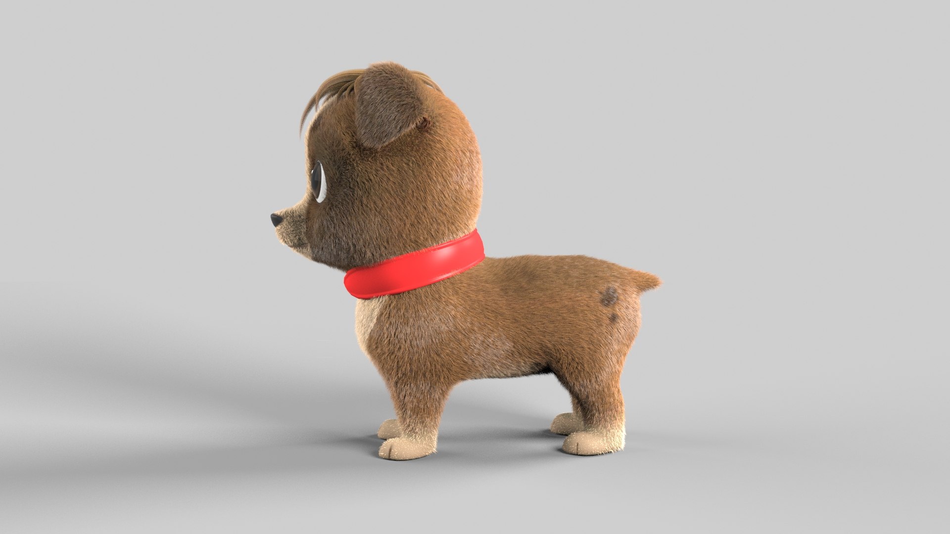 Cute Dog Fur 3D - TurboSquid 1830677