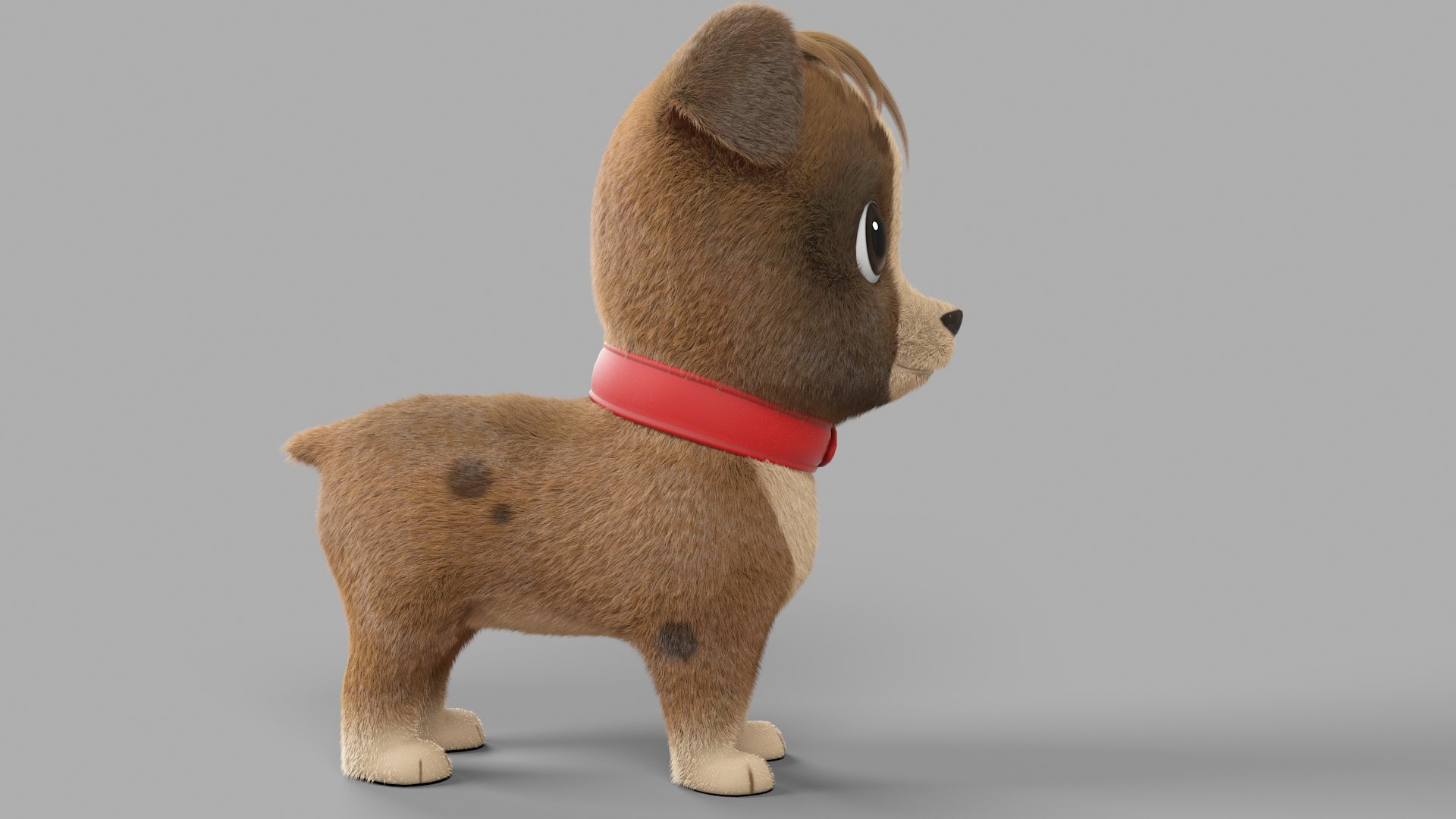 Cute Dog Fur 3D - TurboSquid 1830677