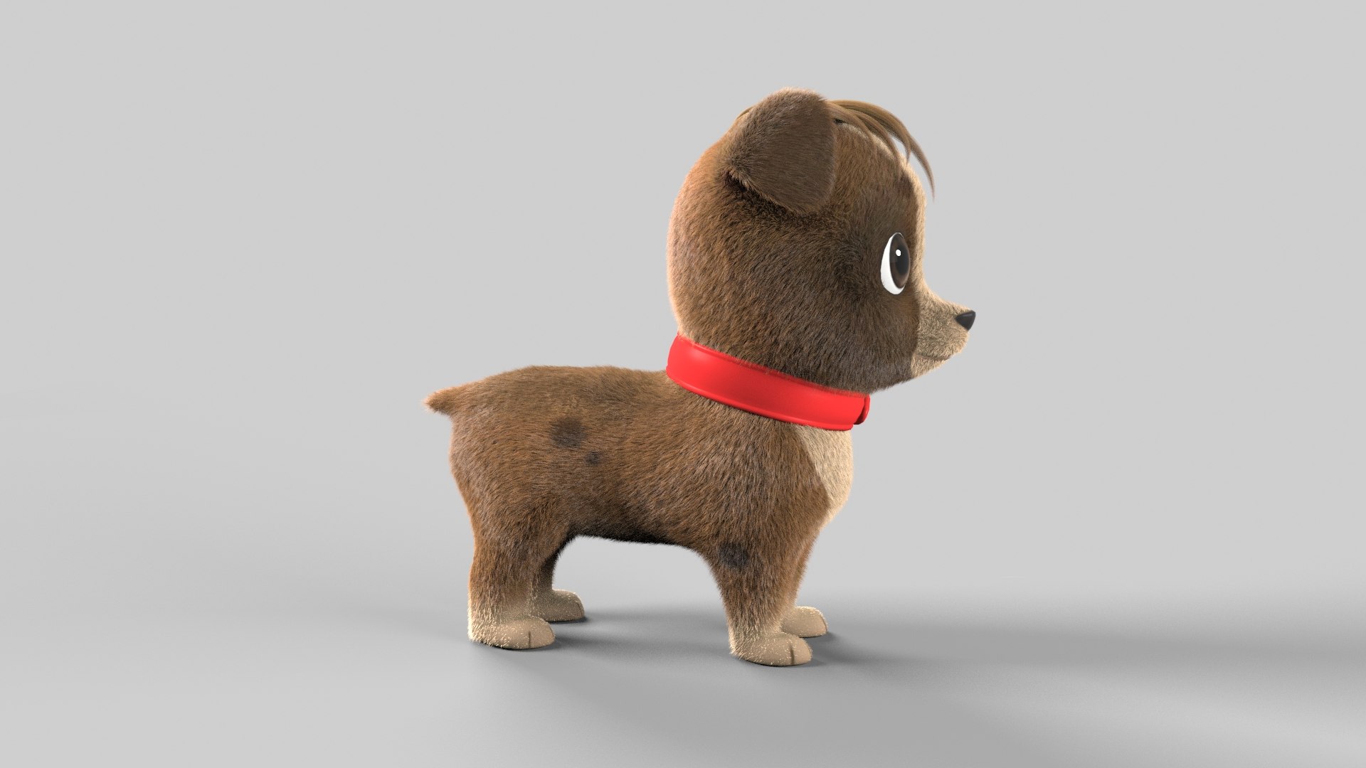 Cute Dog Fur 3D - TurboSquid 1830677