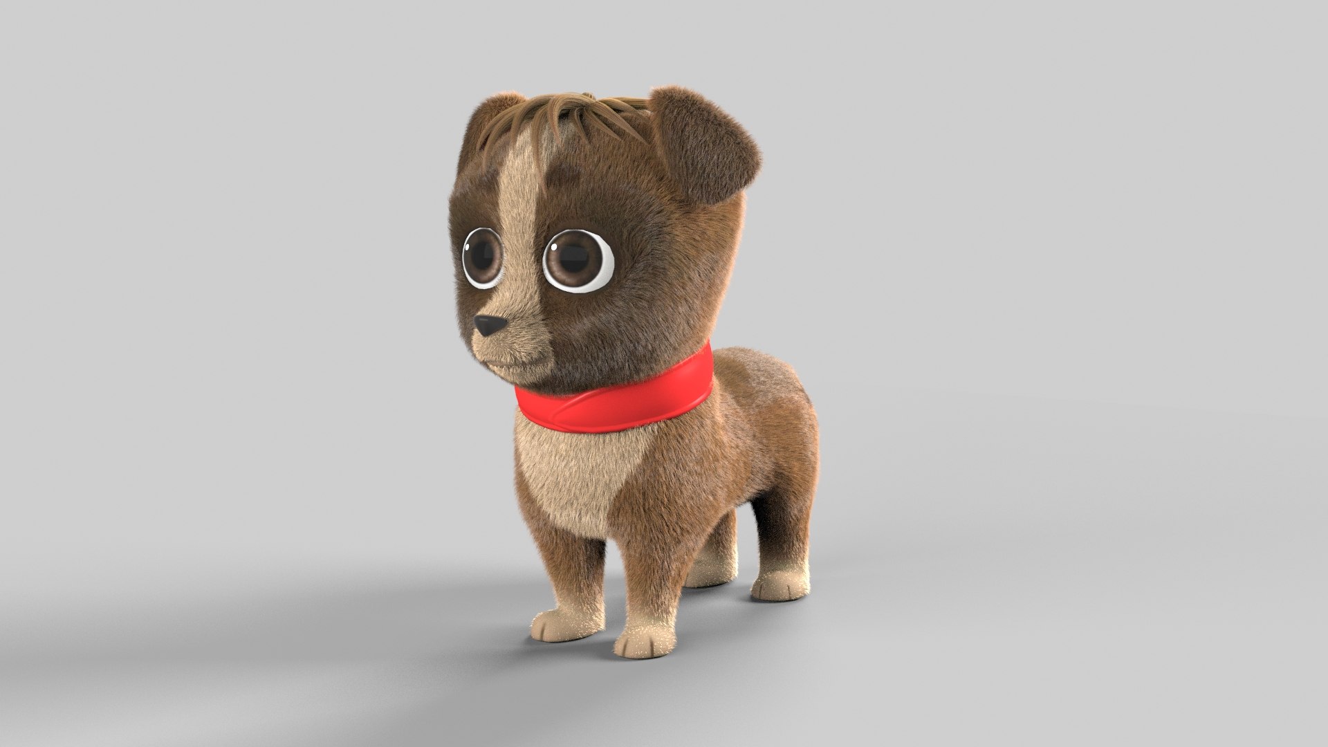 Cute Dog Fur 3D - TurboSquid 1830677