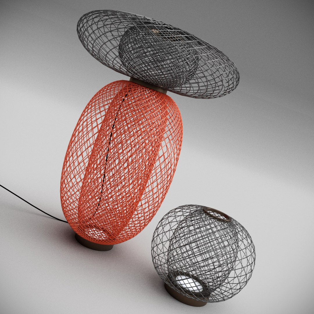 Interior Light Stand 3d Model
