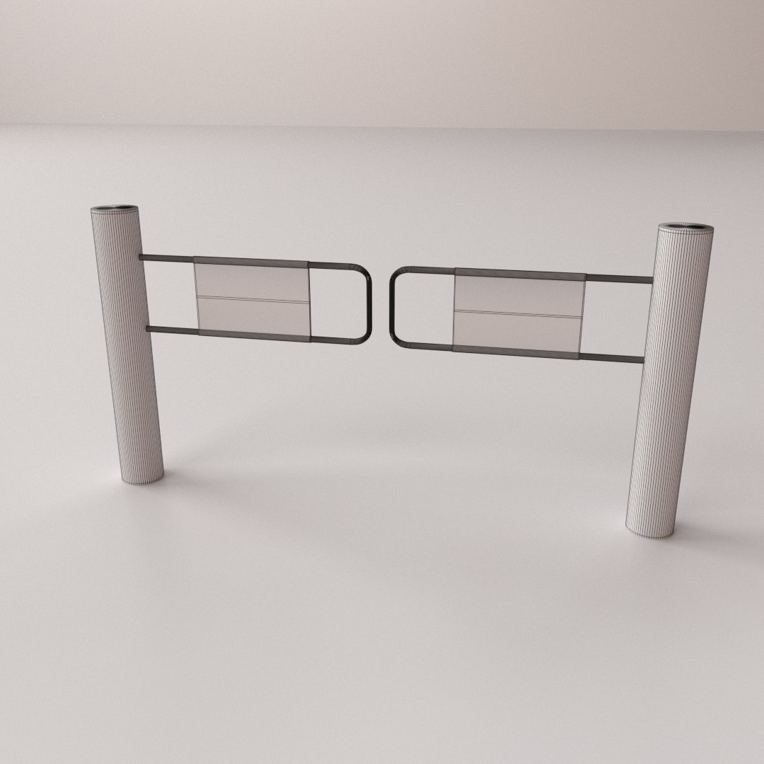 Swing Gate 3D Model - TurboSquid 1686744