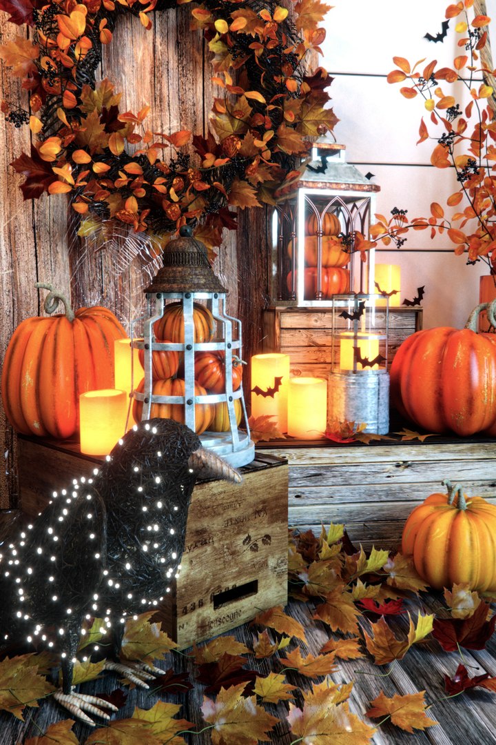 Halloween Decor Model - TurboSquid 1217063