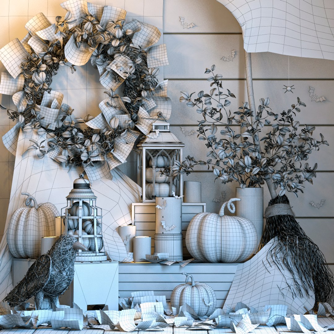 Halloween Decor Model - TurboSquid 1217063