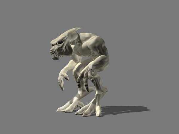 3d creature model