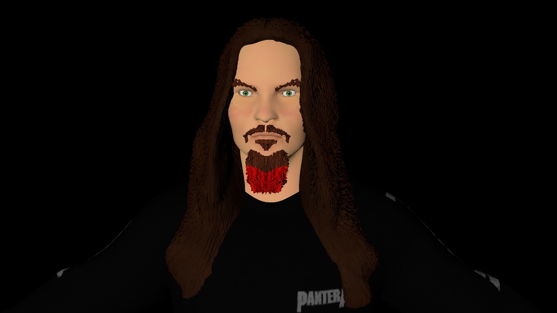 Pantera Guitarist Darrell Dimebag 3d AVATAR 3D Model - TurboSquid 2315432