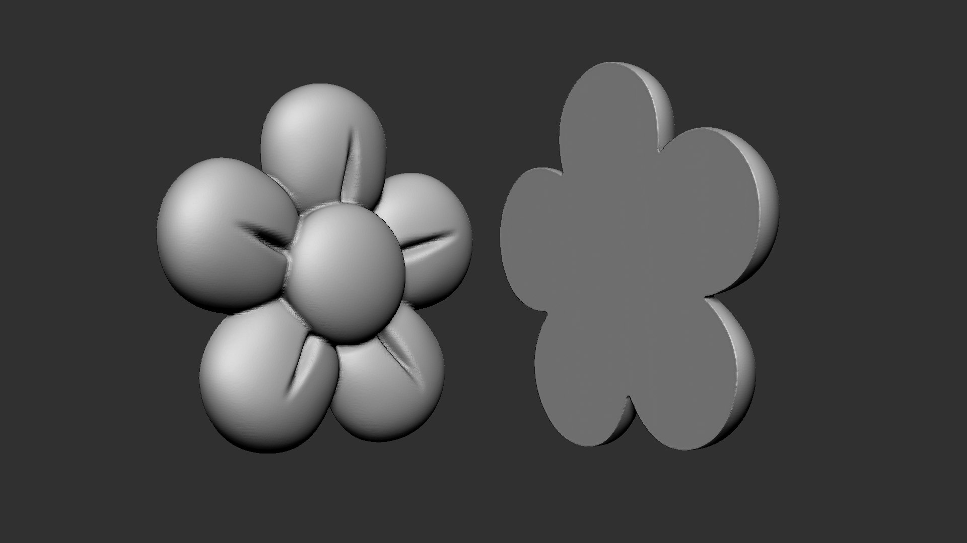 Retro Flower Bas Relief 3D Model - TurboSquid 2367285