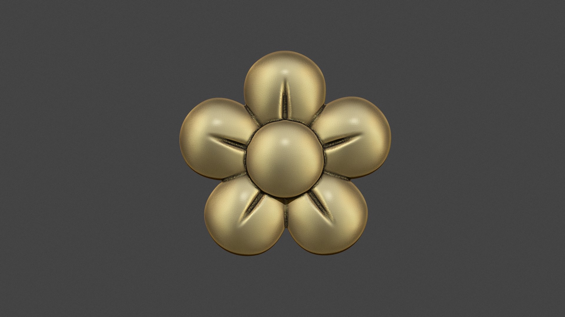 Retro Flower Bas Relief 3D Model - TurboSquid 2367285