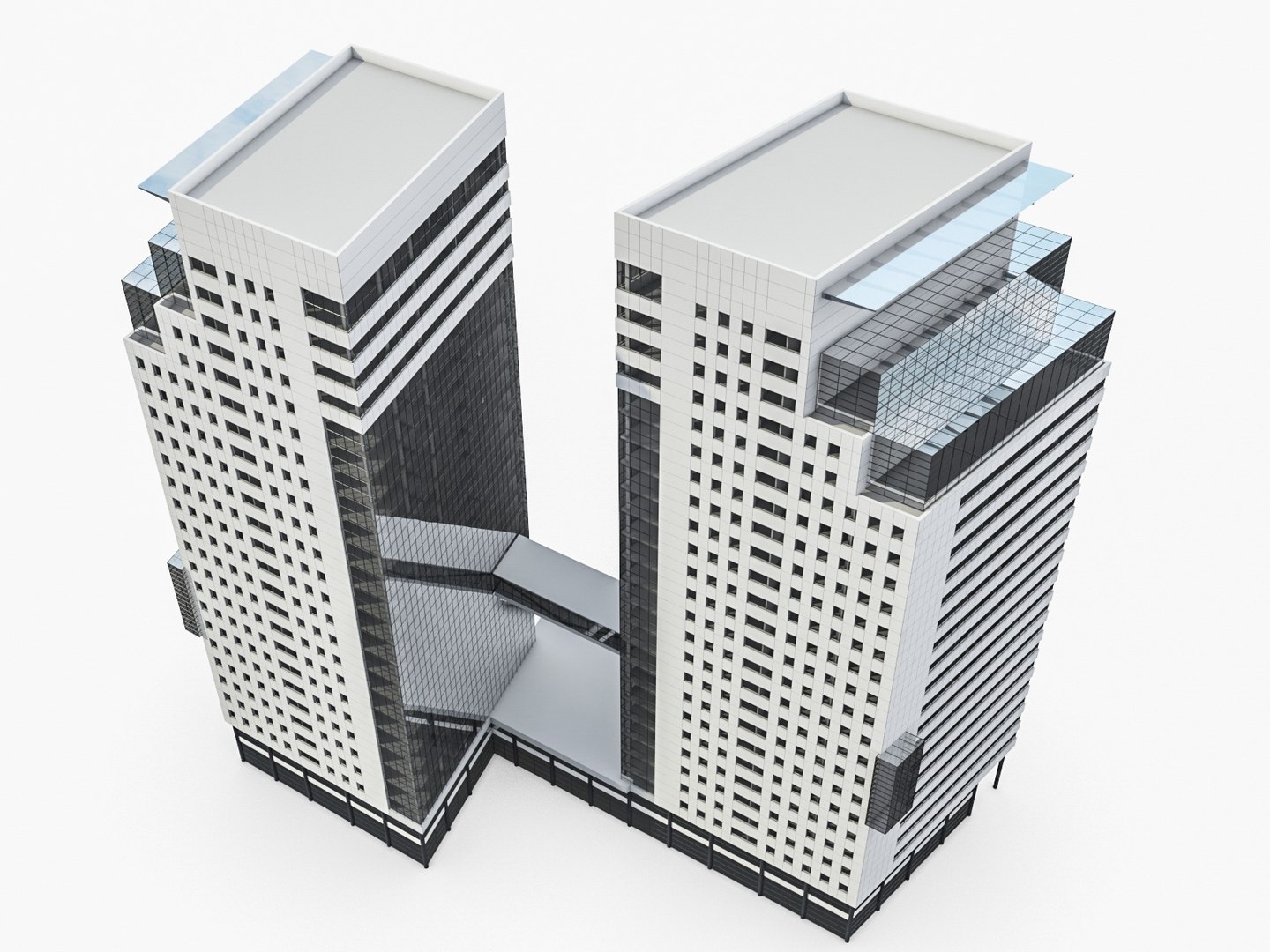 3D High-rise Office Building 04 - TurboSquid 1751198