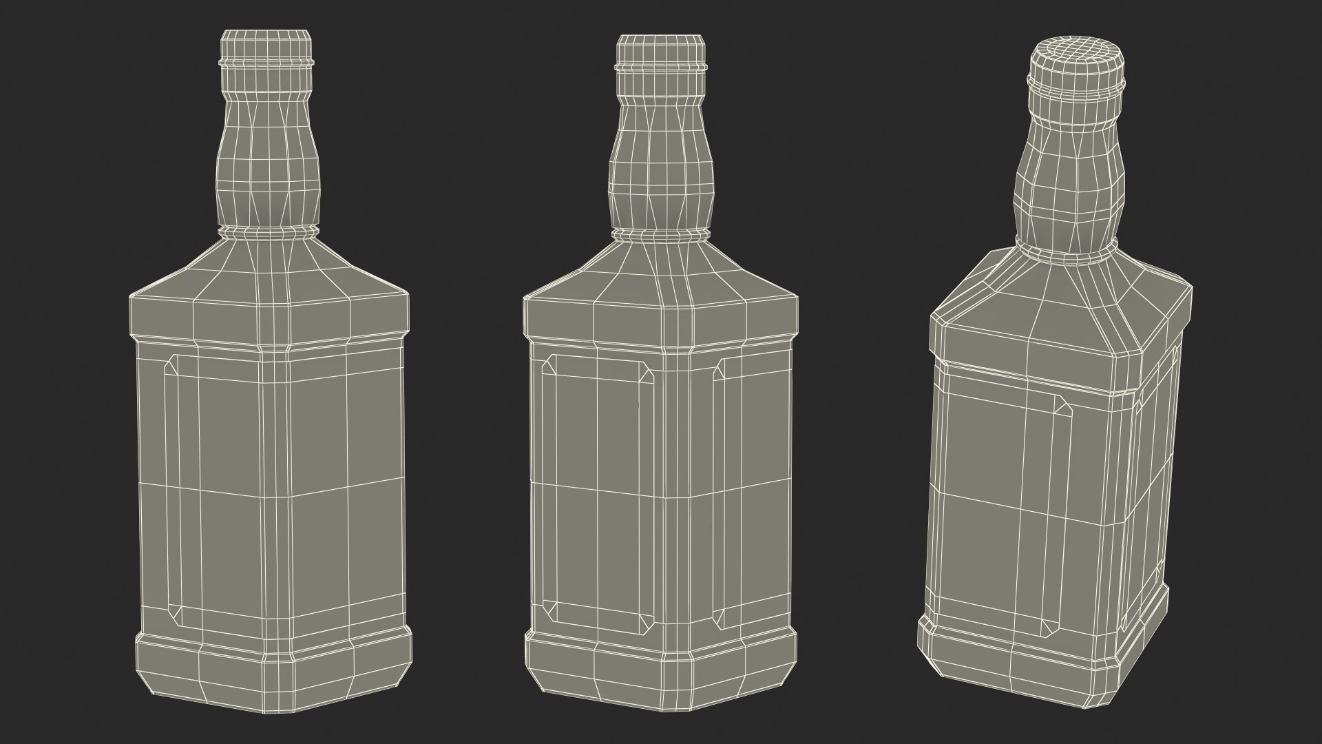 Jack Daniels Tennessee Honey Whiskey 3D Model - TurboSquid 2145995