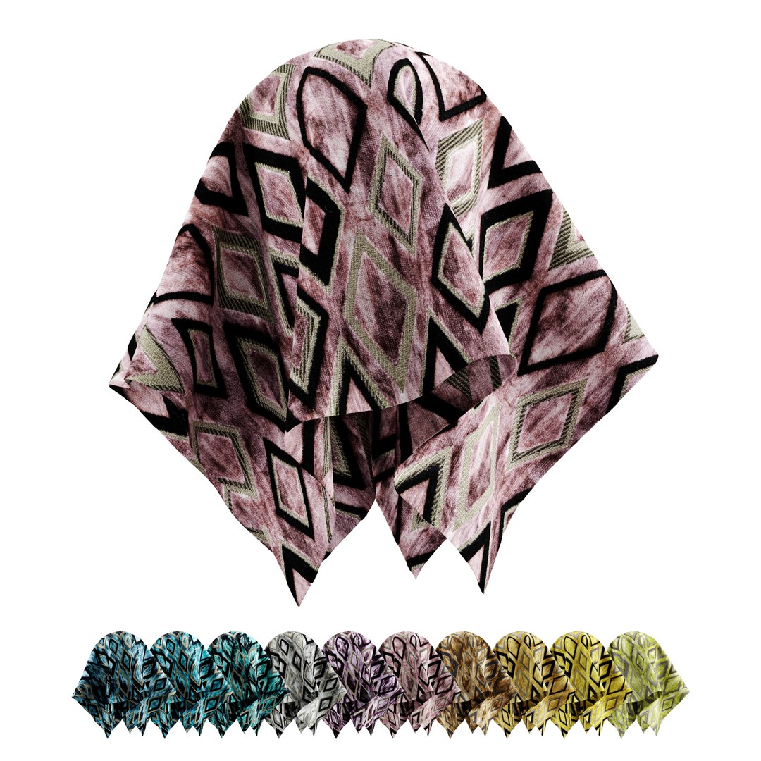 Keymer Textile Jazz Collection Vol15 3D Model - TurboSquid 2398157