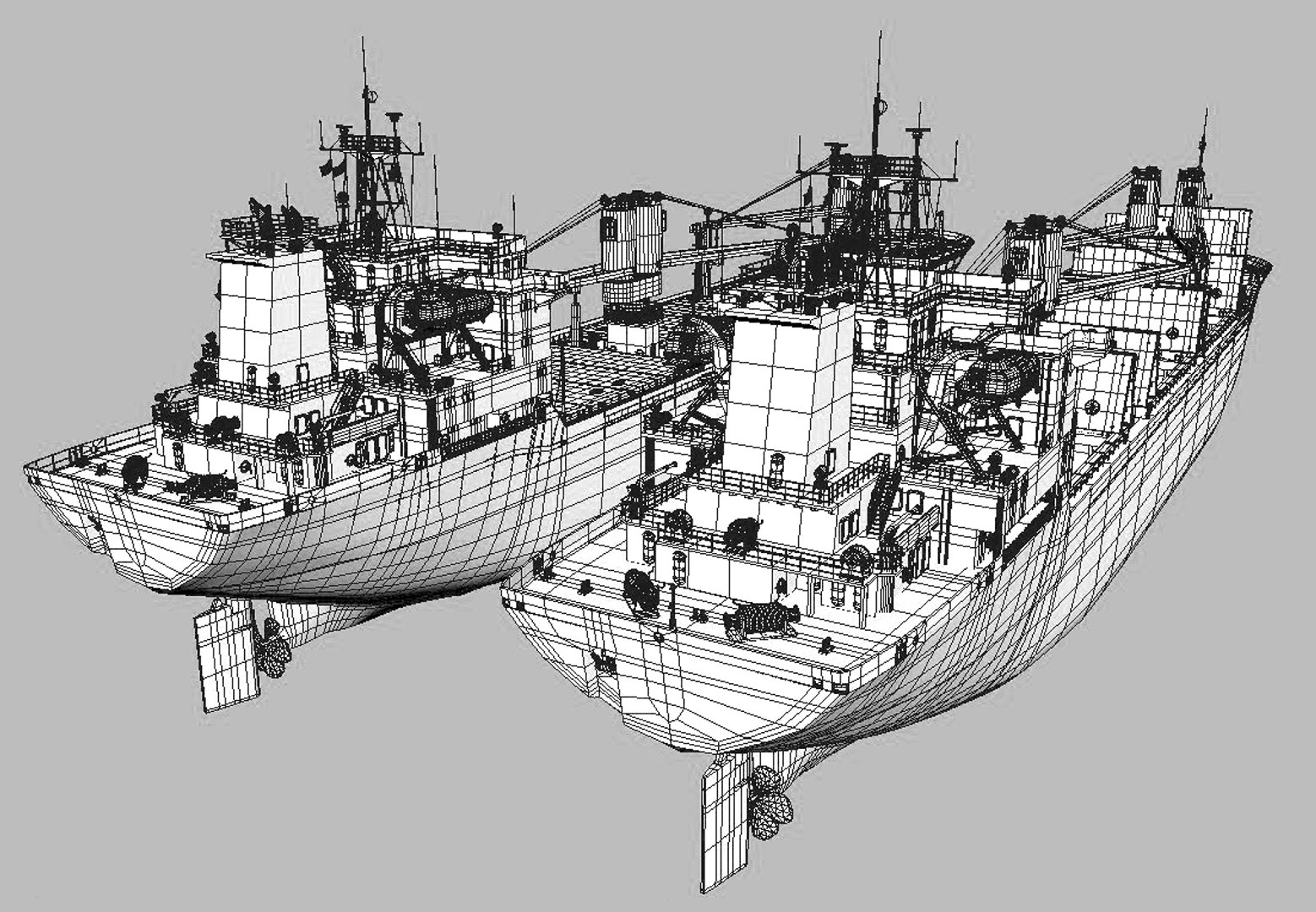 3D vessel general cargo ship model - TurboSquid 1517144