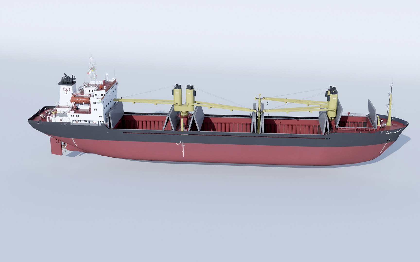 3D vessel general cargo ship model - TurboSquid 1517144