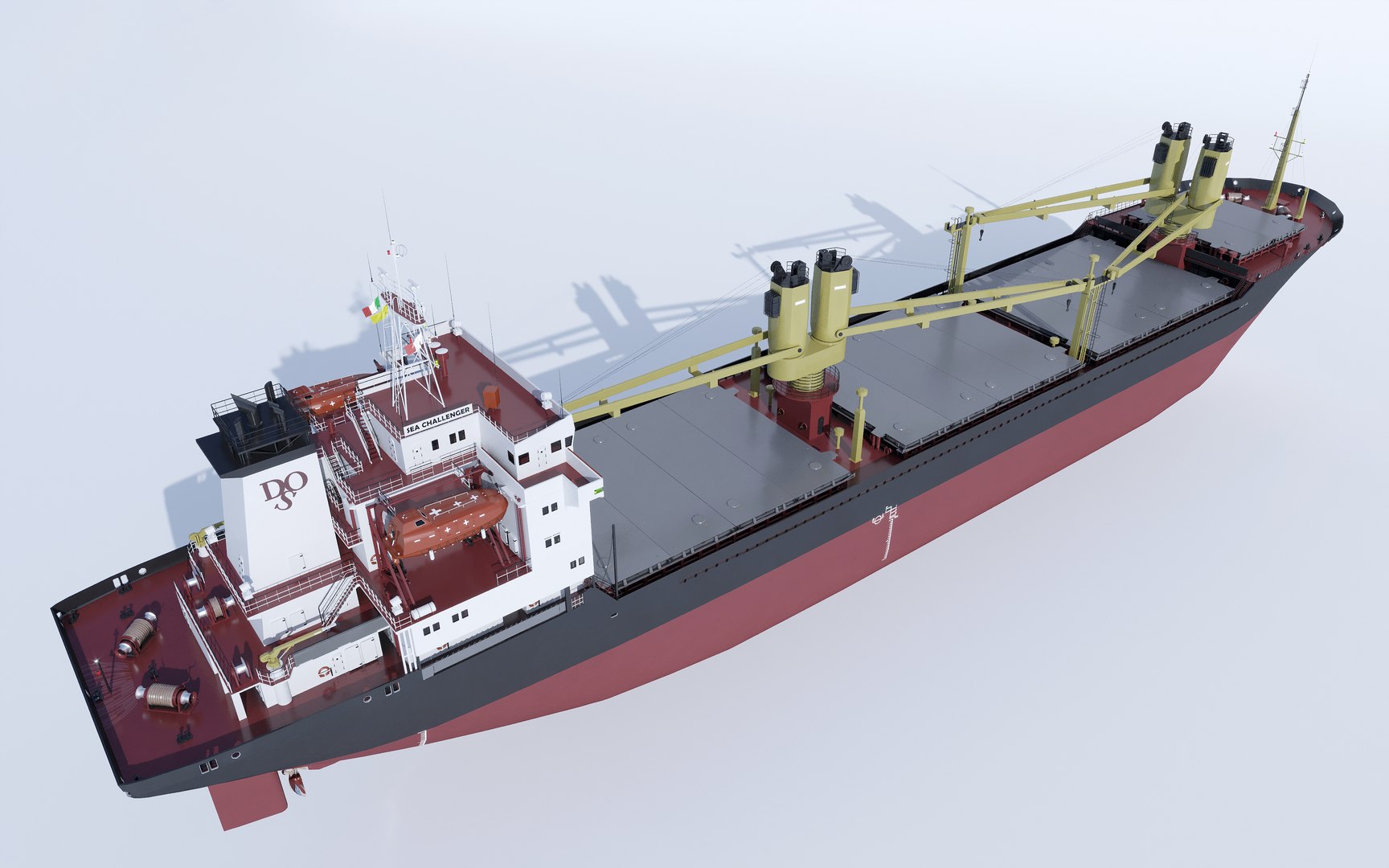 3D vessel general cargo ship model - TurboSquid 1517144