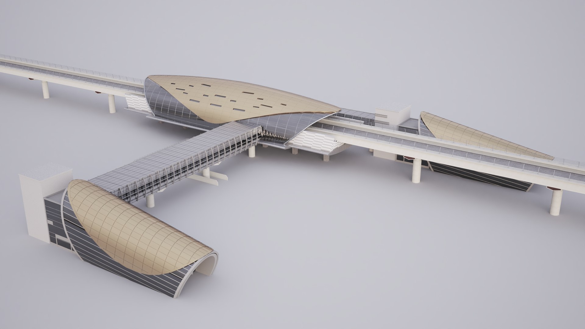 3D Dubai Metro Station Model - TurboSquid 2117933