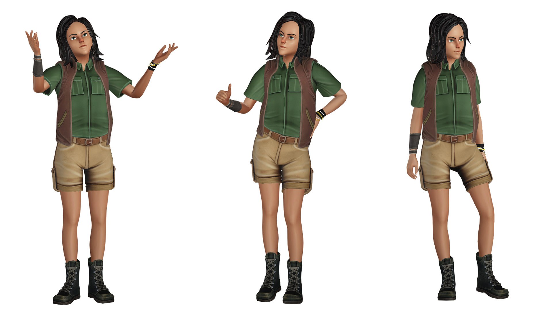 3D Cartoon Rigged Girl Mason Character 3D Model Model - TurboSquid 2292801