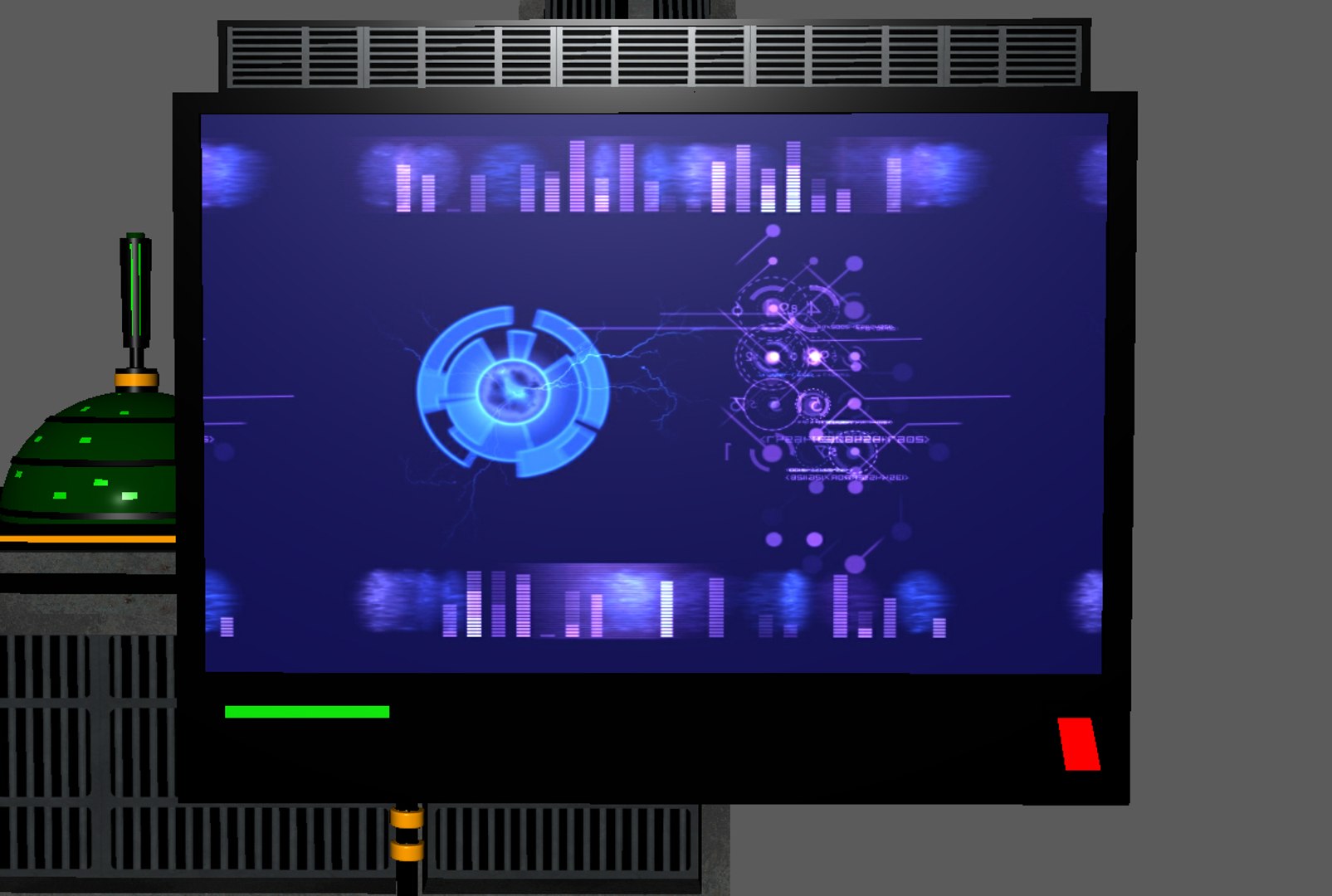 Sci-fi Machine Panel 3d Model