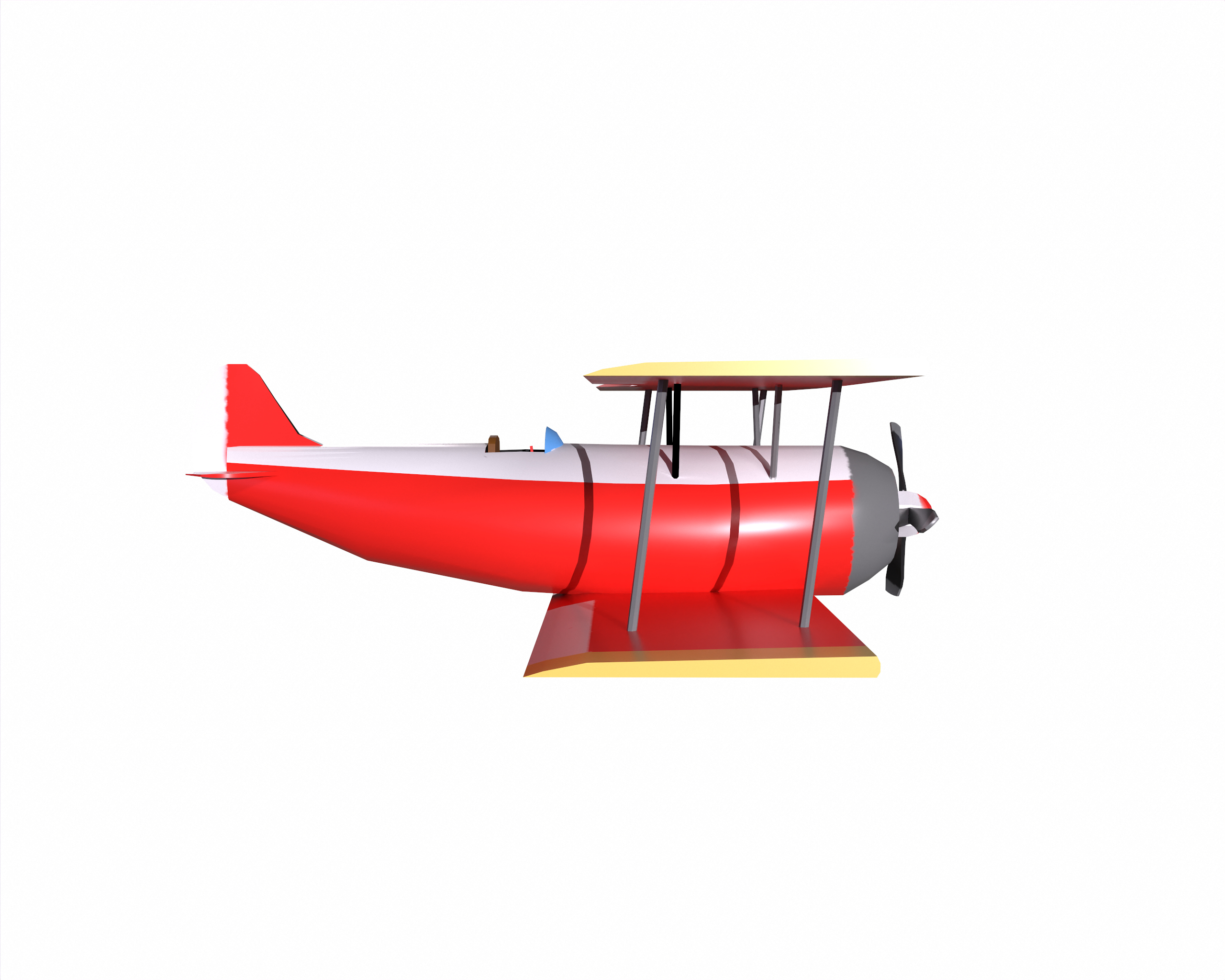 Stylized Plane 1 3D model - TurboSquid 1807030