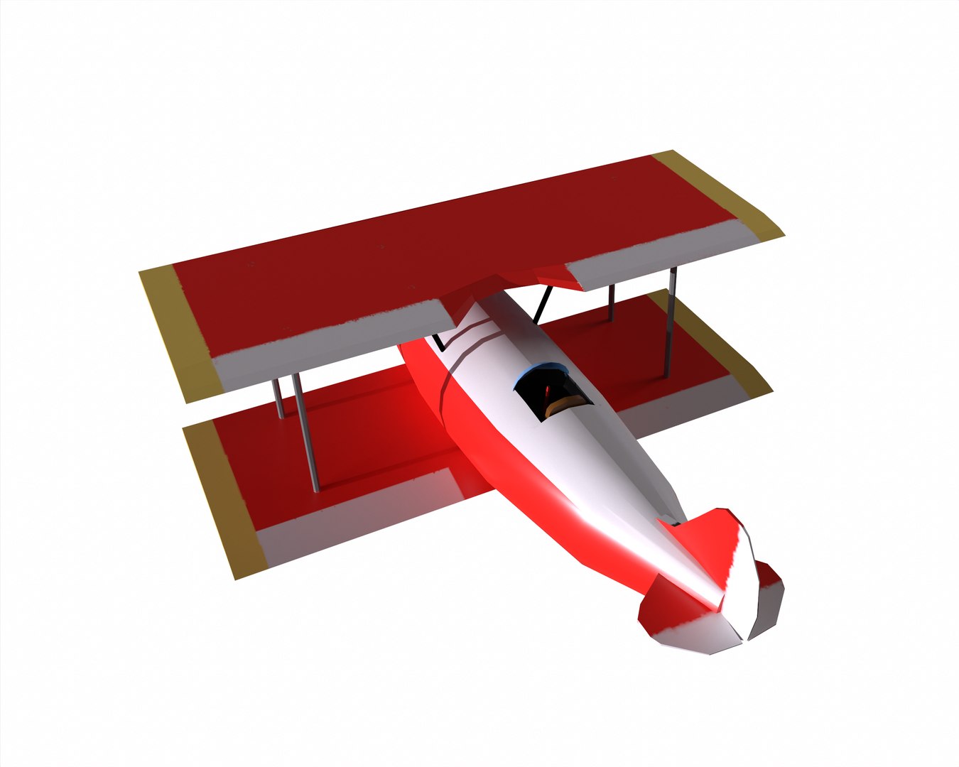 Stylized Plane 1 3D Model - TurboSquid 1807030