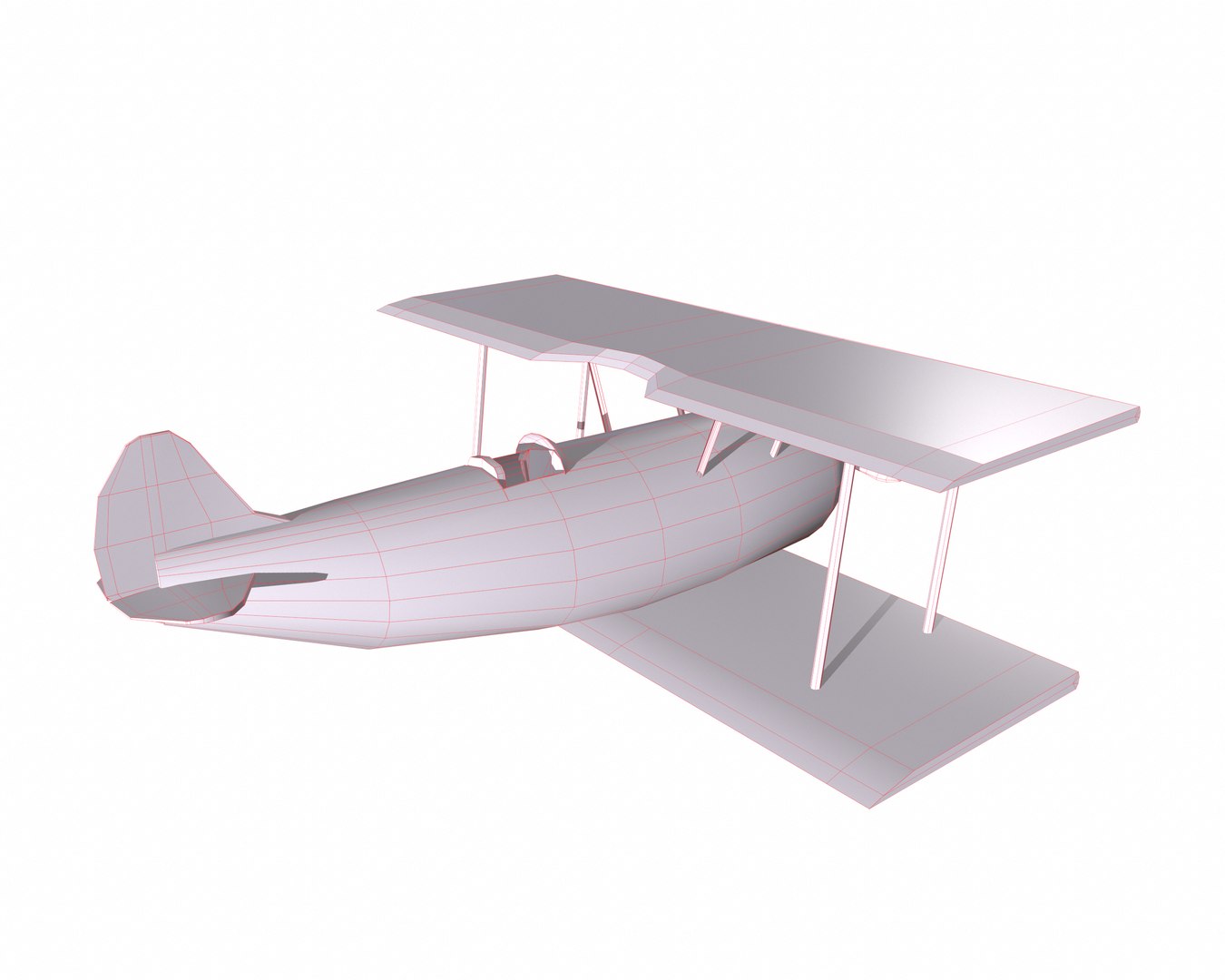 Stylized Plane 1 3D Model - TurboSquid 1807030