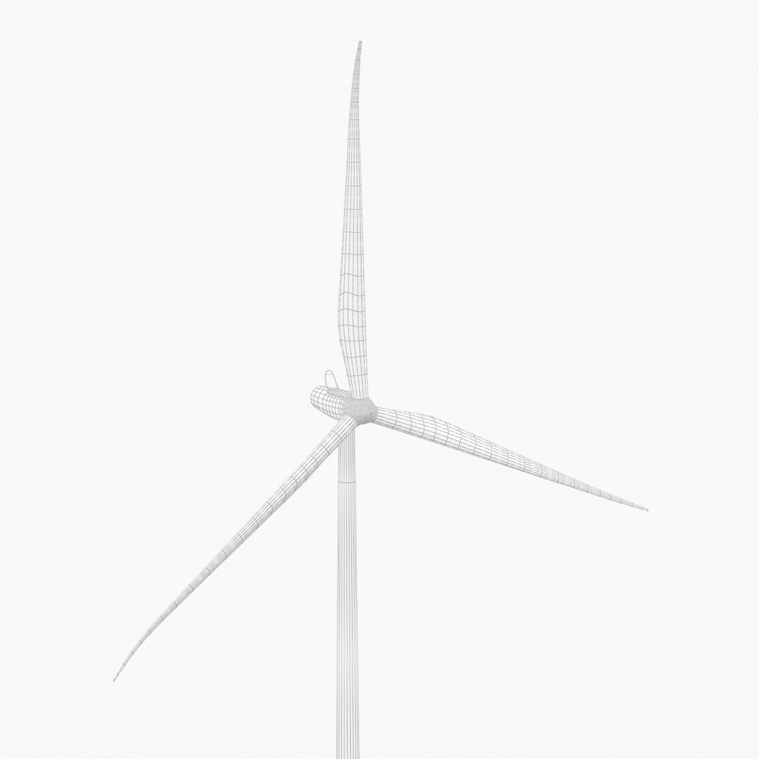 Envision 3-X MW Platform Wind Turbine 3D Model - TurboSquid 2272832